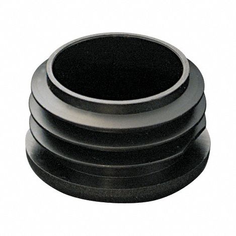 LDPE, Black, Plug for Round Tubing - 819LV0|CCF-1-10-14 - Grainger