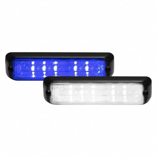 CODE 3, Emergency Vehicle Area Light, Blue/White, Warning Light ...
