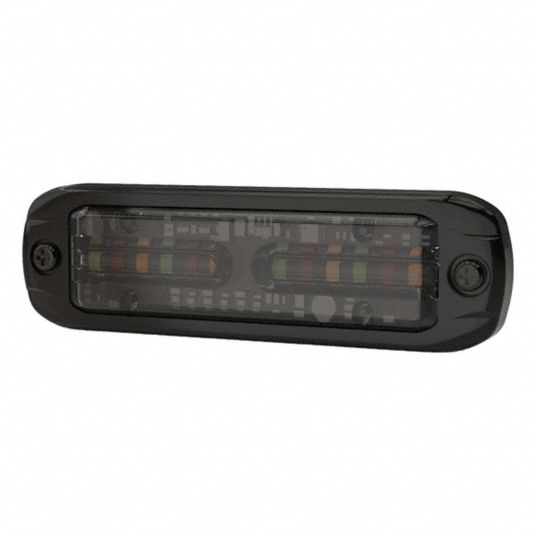 CODE 3, Emergency Vehicle Mini Light Bar, Blue/Red/White, Warning Light ...