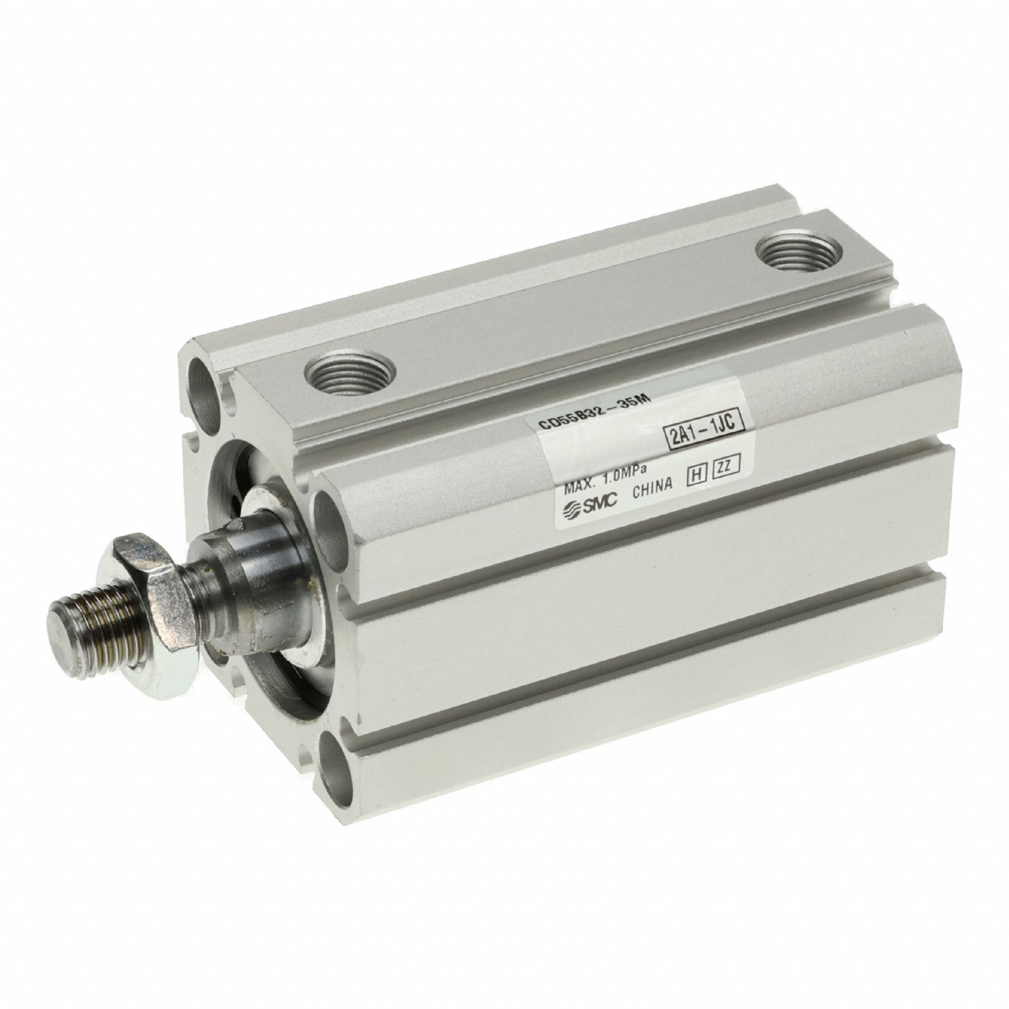 SMC, 32 mm Bore Dia, 20 mm Stroke Lg, Compact Cylinder - 826DC7|CD55B32-20M - Grainger