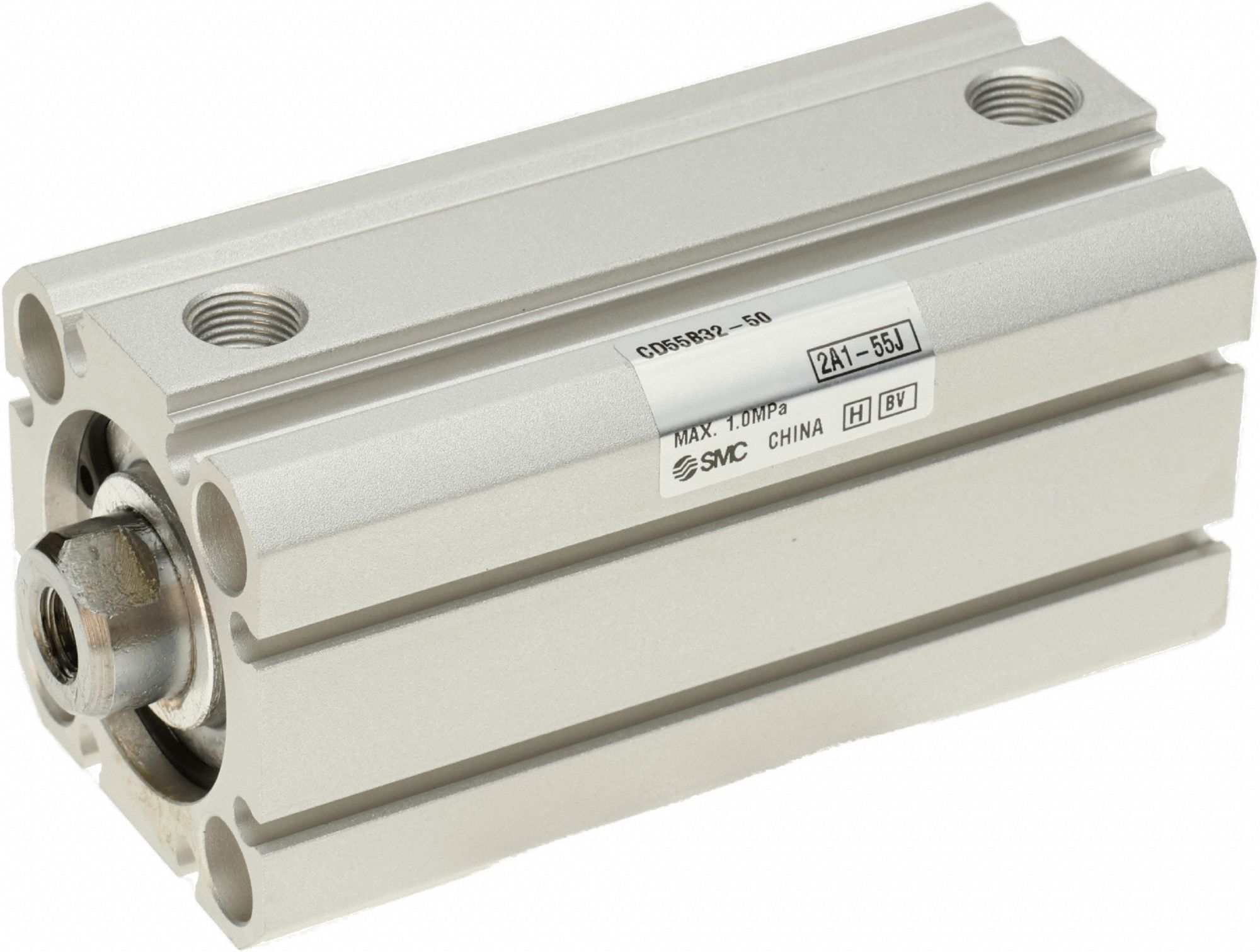 SMC, 32 mm Bore Dia, 50 mm Stroke Lg, Compact Cylinder - 826DC8|CD55B32-50 - Grainger