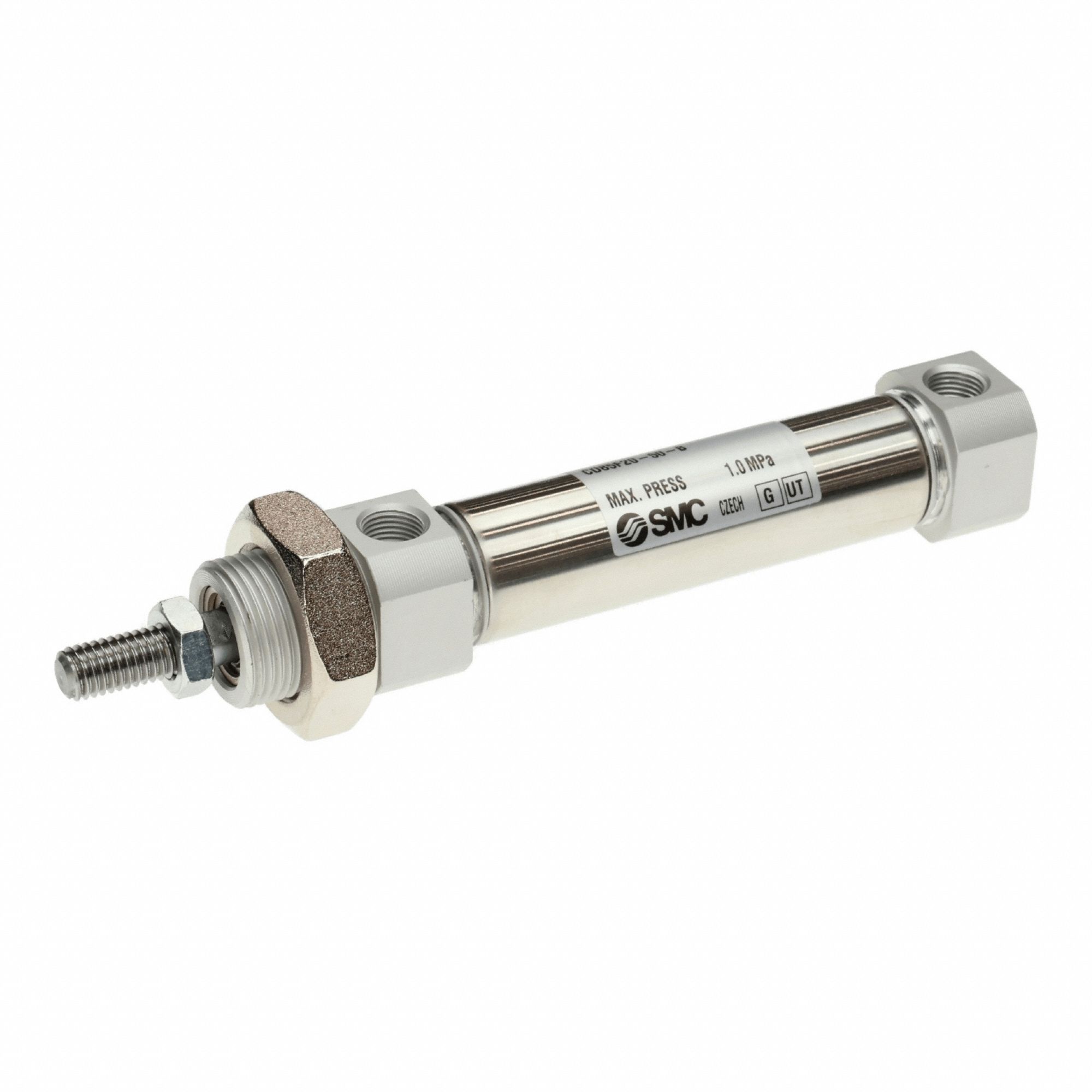 SMC, 20 mm Bore, 80 mm Stroke, Round Body Cylinder - 826DF7|CD85F20-80-B - Grainger