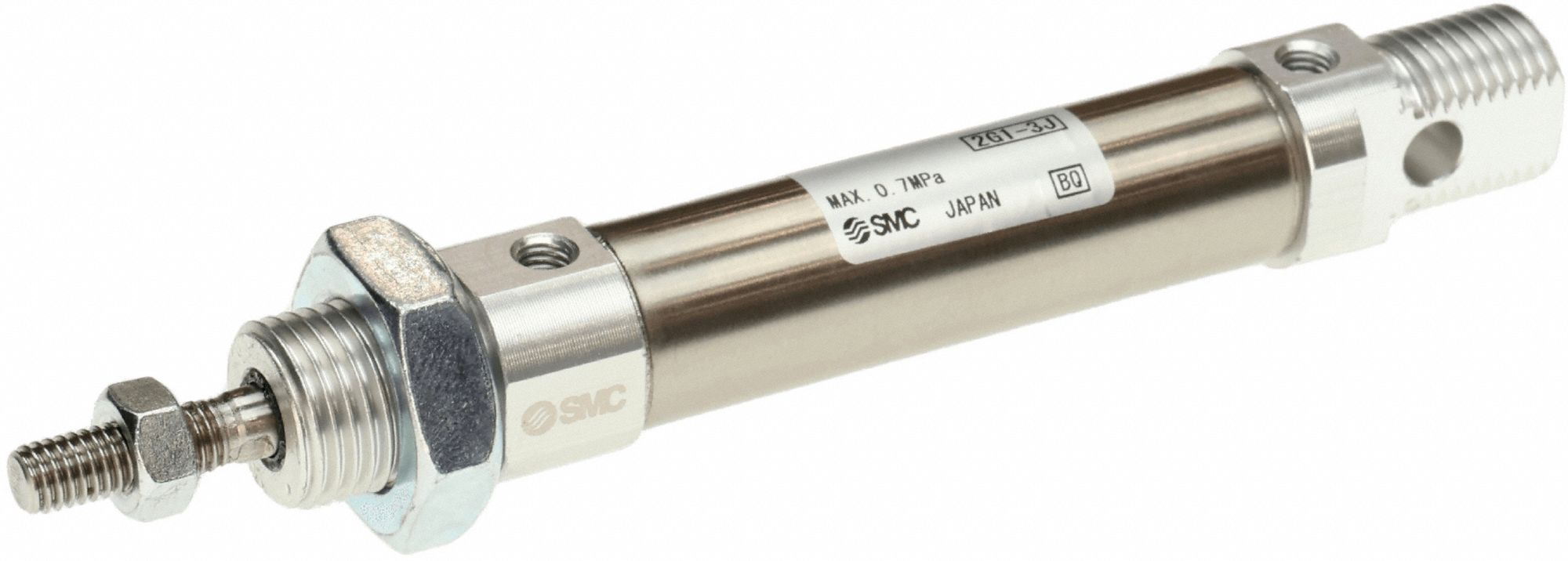 SMC, 16 mm Bore, 25 mm Stroke, Round Body Cylinder - 826DG9|CD85N16-25C-B - Grainger