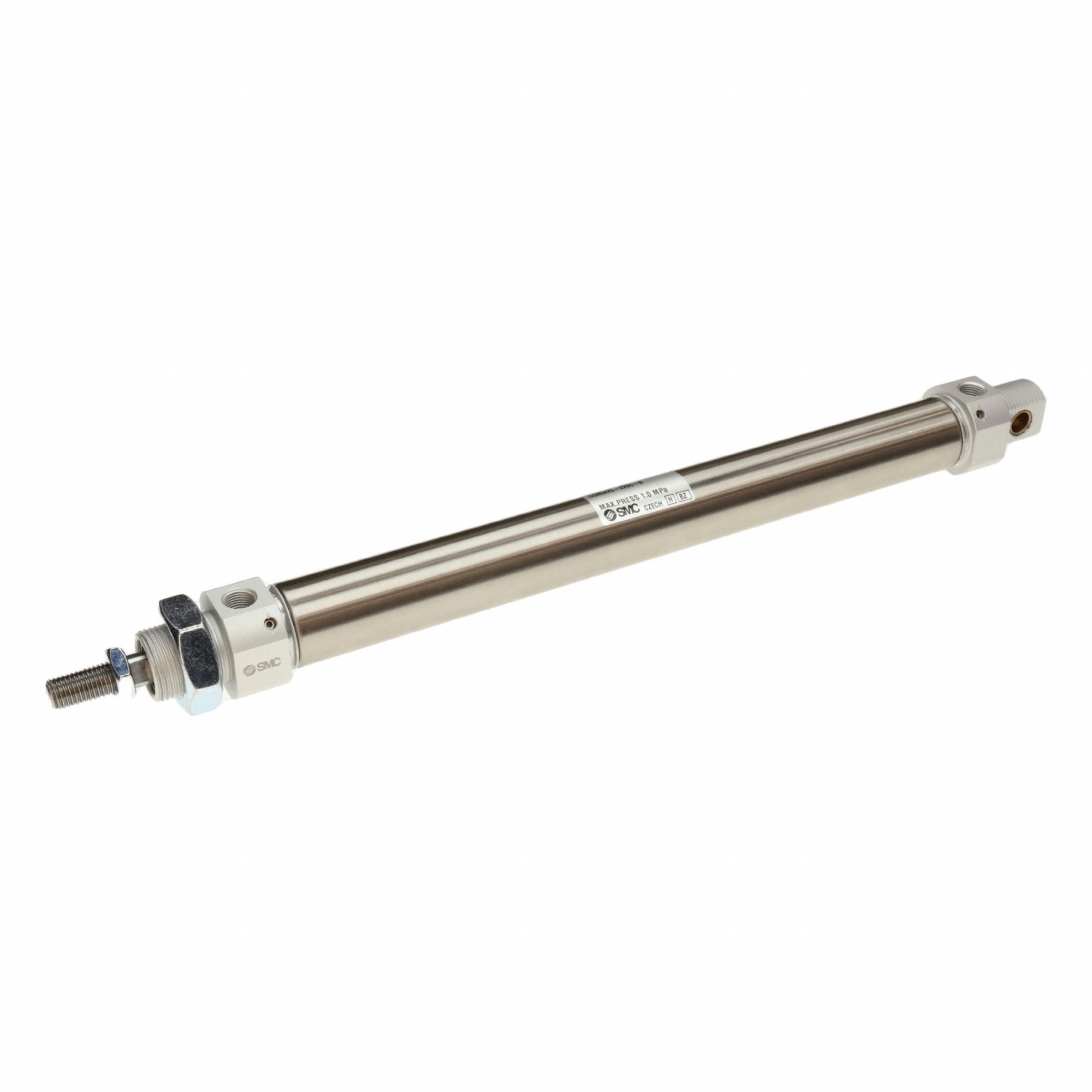 SMC, 25 mm Bore, 50 mm Stroke, Round Body Cylinder - 826DJ0|CD85N25-50C-B - Grainger