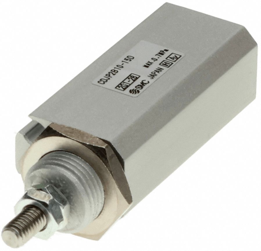 SMC, 10 mm Bore, 15 mm Stroke, Round Body Cylinder - 826DL4|CDJP2B10 ...