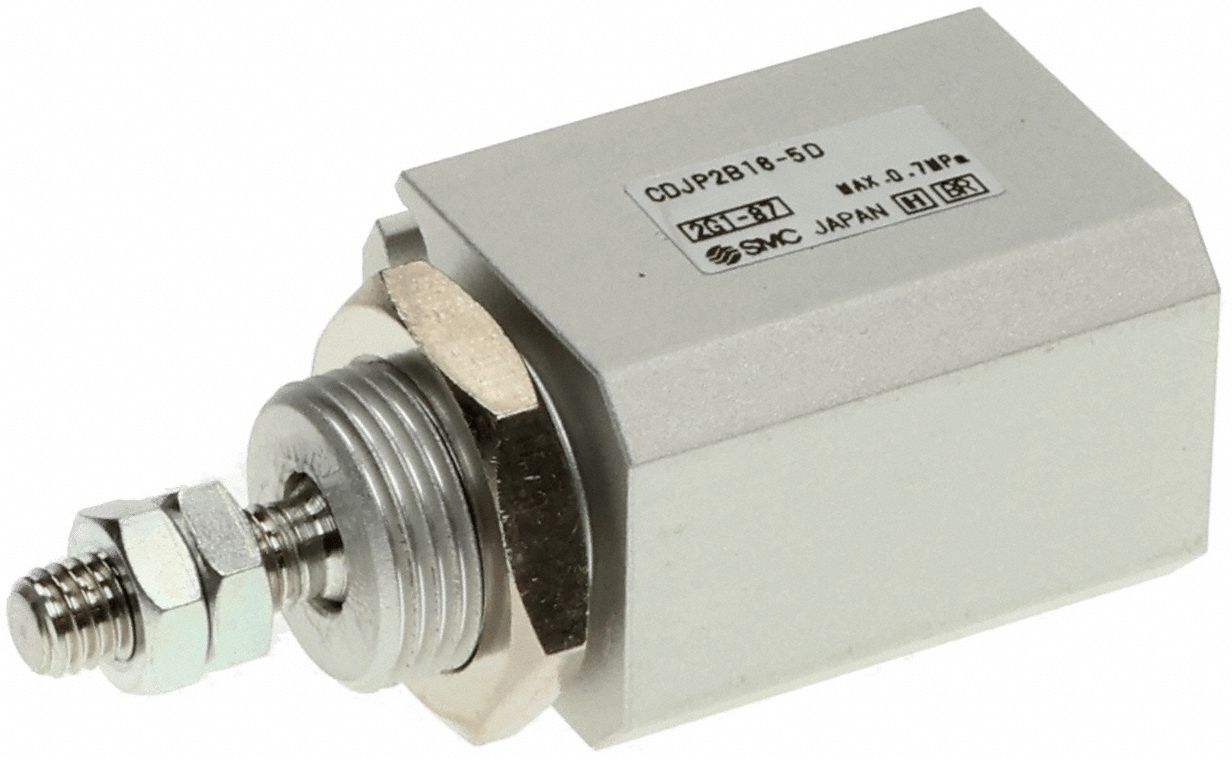 SMC, 16 mm Bore, 5 mm Stroke, Round Body Cylinder - 826DL8|CDJP2B16-5D - Grainger