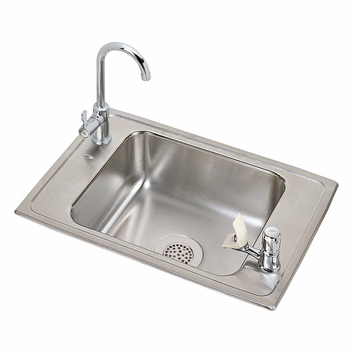 ELKAY, Single Manual Handle, Lever, Classroom Sink - 820MZ7 ...