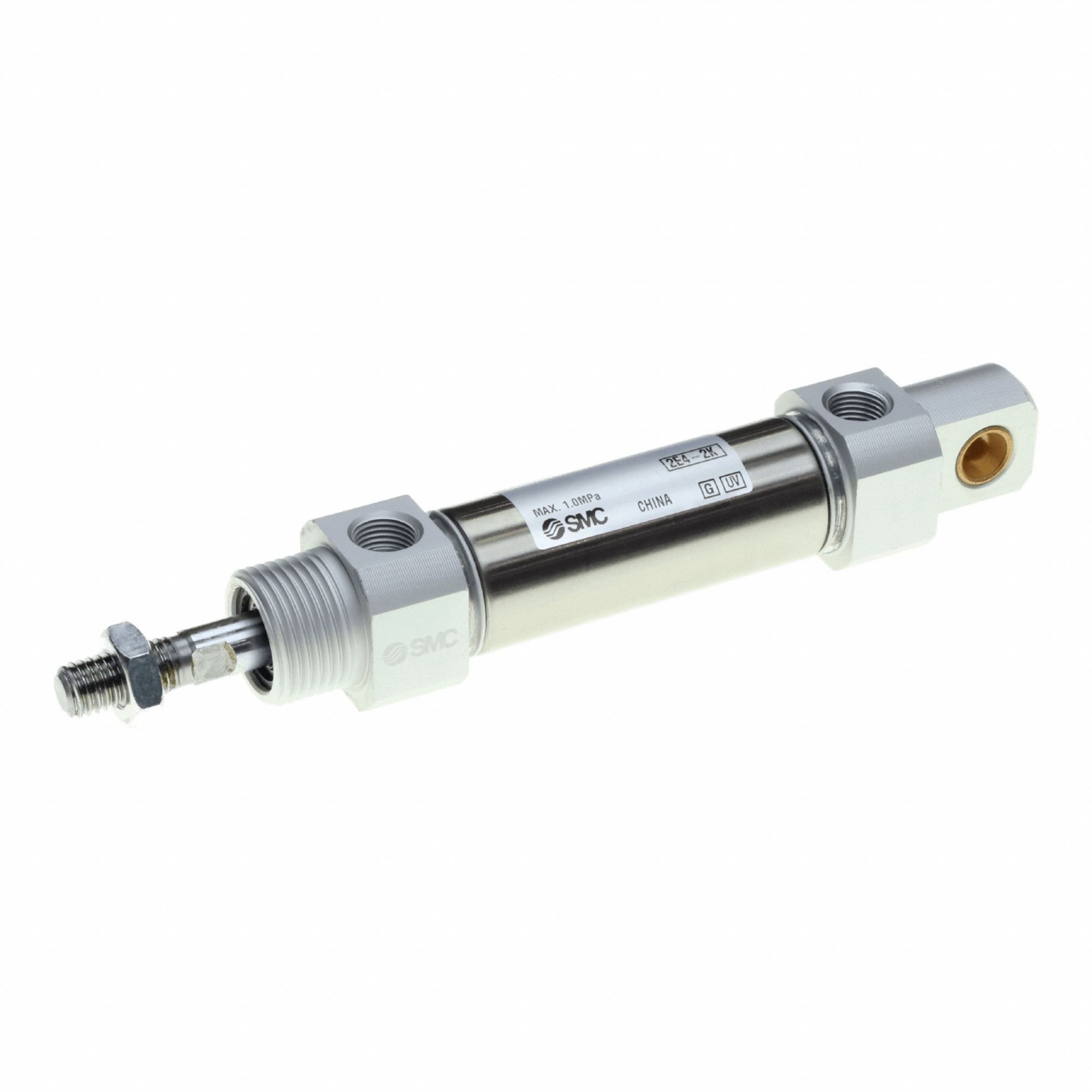 SMC, 32 mm Bore, 75 mm Stroke, Round Body Cylinder - 826DM9|CDM2E32-75AZ1 - Grainger