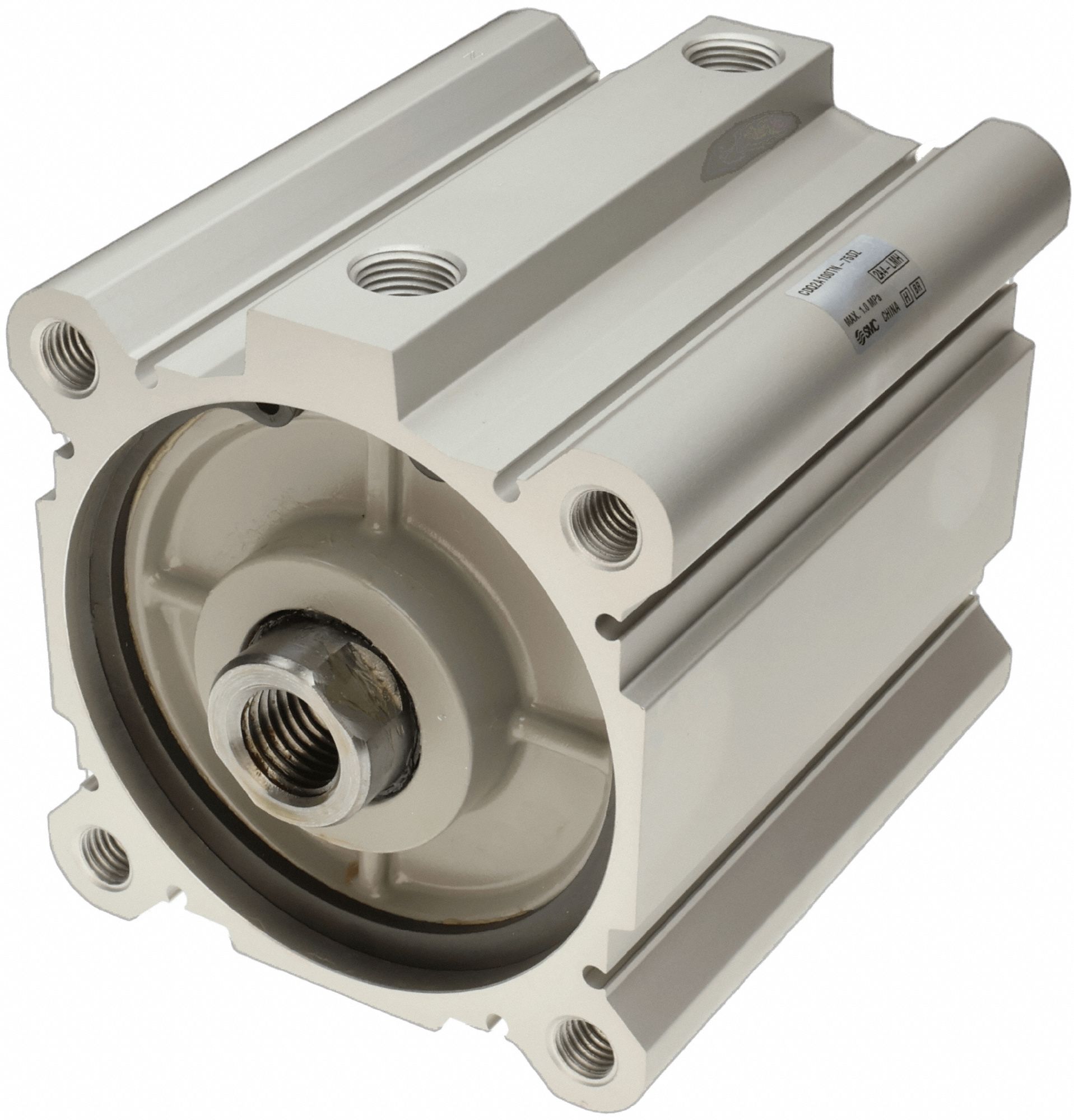 SMC, 80 mm Bore Dia, 50 mm Stroke Lg, Compact Cylinder - 826EG7|CQ2A80TF-50DZ - Grainger