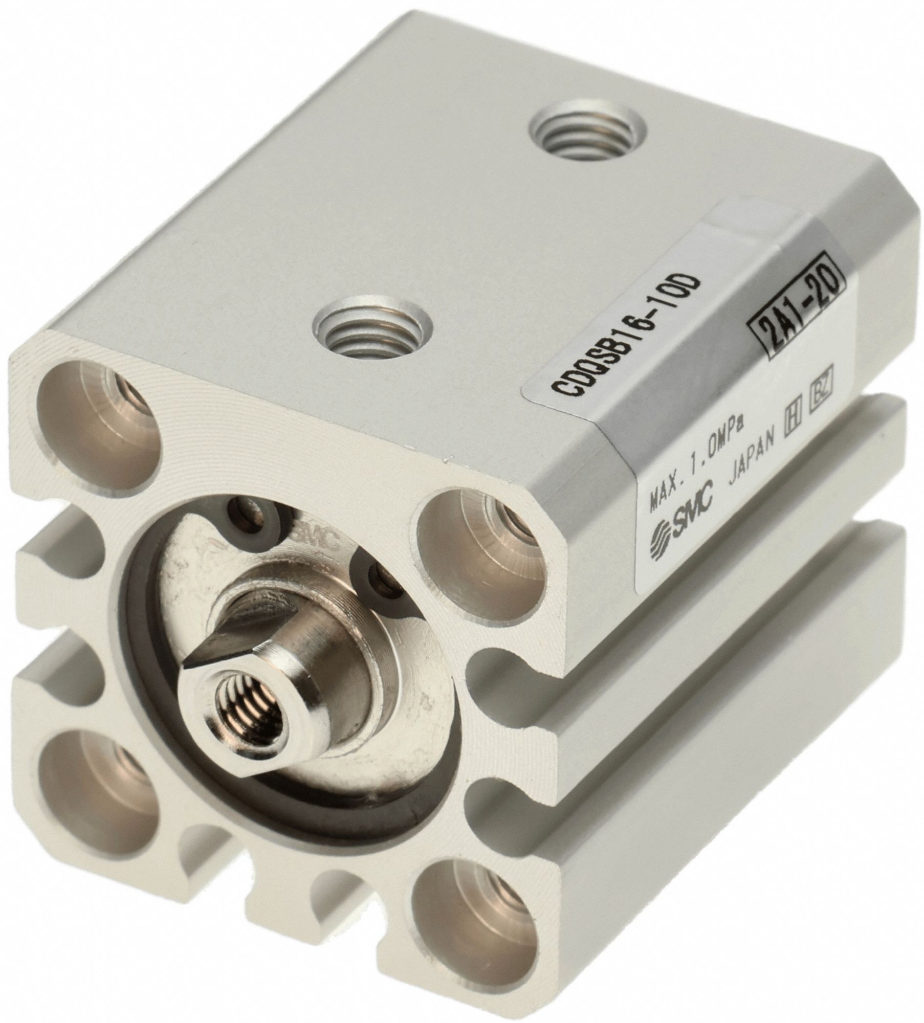 SMC, 16 mm Bore Dia, 10 mm Stroke Lg, Compact Cylinder - 826DU9|CDQSB16-10D - Grainger