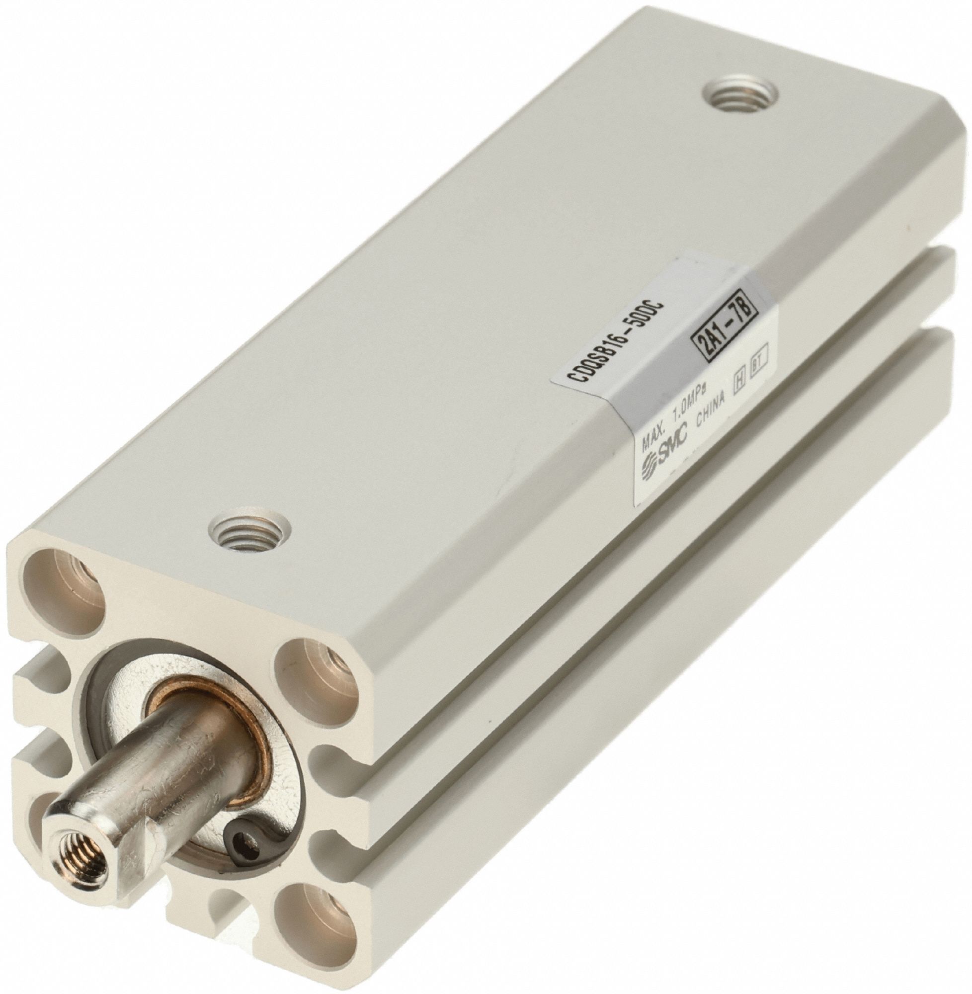 SMC, 16 mm Bore Dia, 100 mm Stroke Lg, Compact Cylinder - 826DU8|CDQSB16-100DC - Grainger