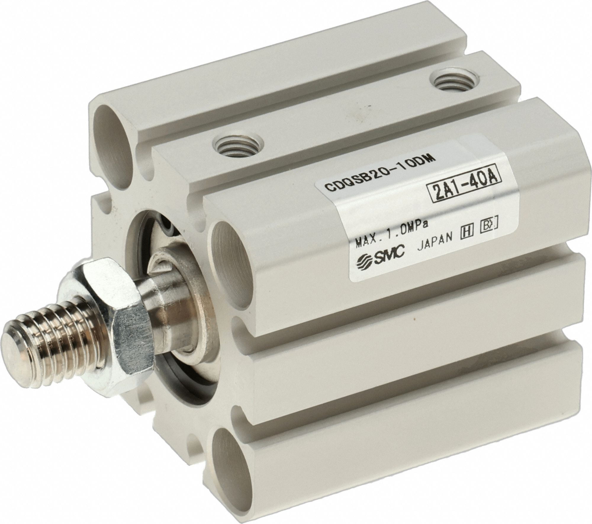 SMC, 20 mm Bore Dia, 10 mm Stroke Lg, Compact Cylinder - 826DV3|CDQSB20-10DM - Grainger