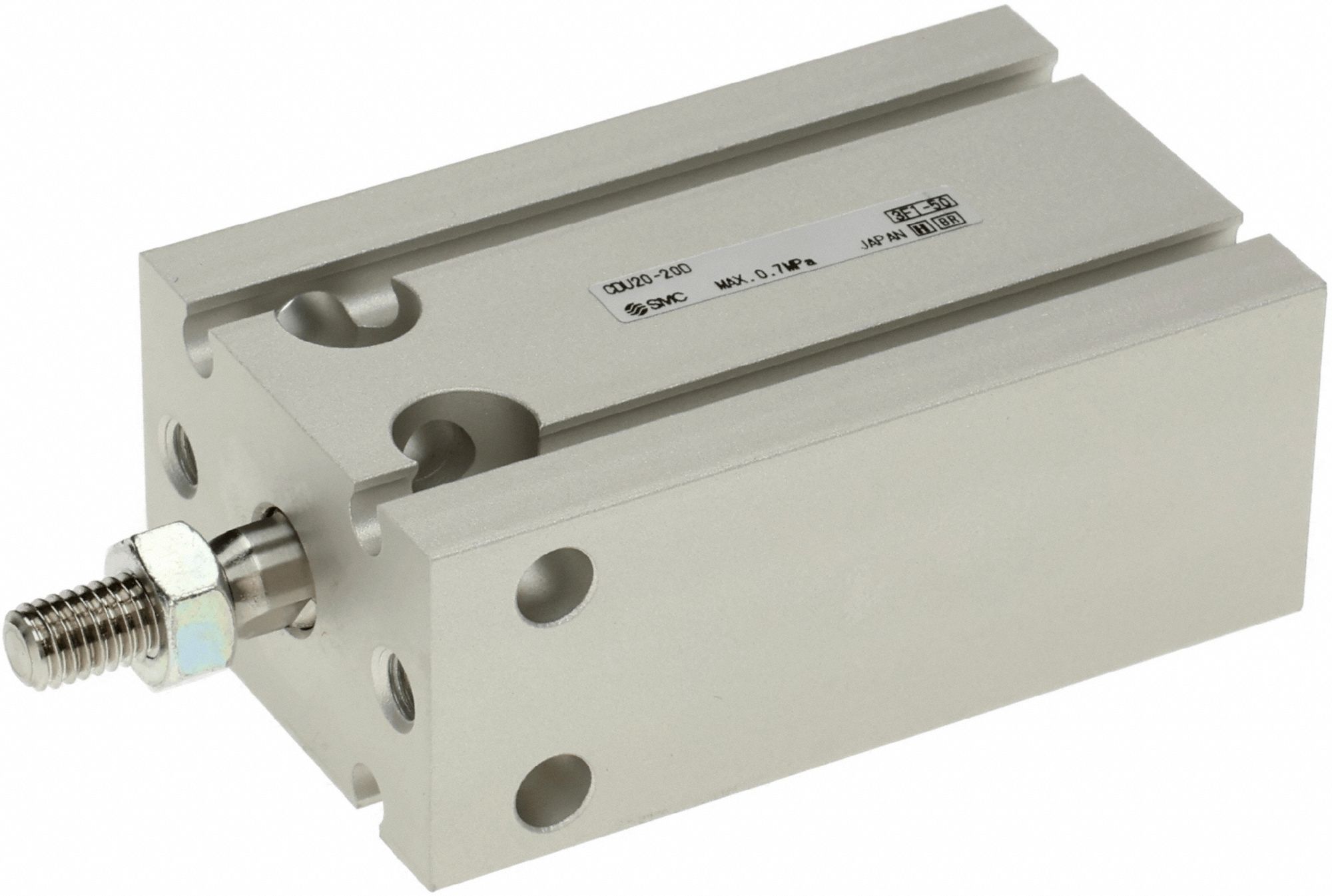 SMC, 20 mm Bore Dia, 25 mm Stroke Lg, Compact Cylinder - 826DW3|CDU20-25D - Grainger