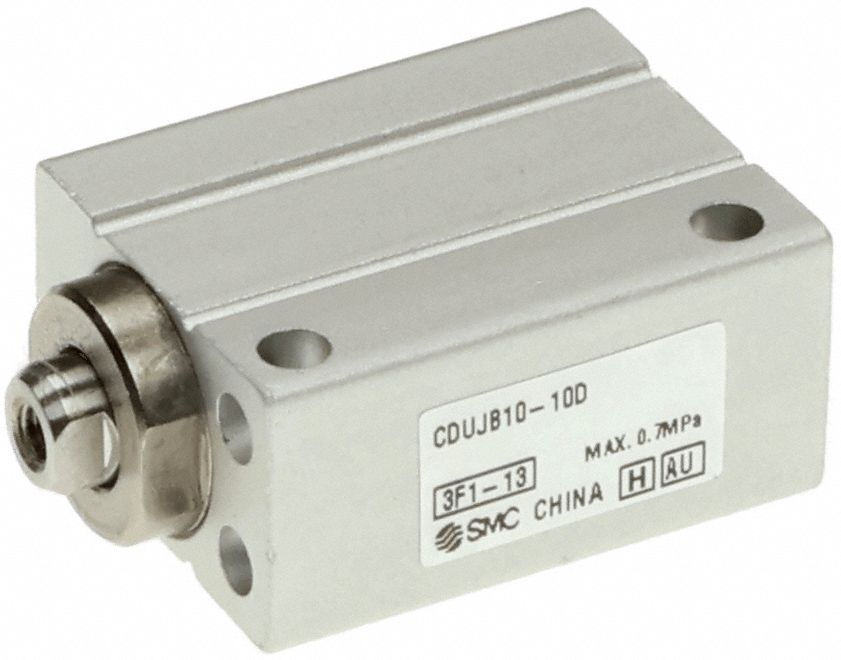 SMC, 10 mm Bore Dia, 6 mm Stroke Lg, Compact Cylinder - 826DW8|CDUJB10-6D - Grainger