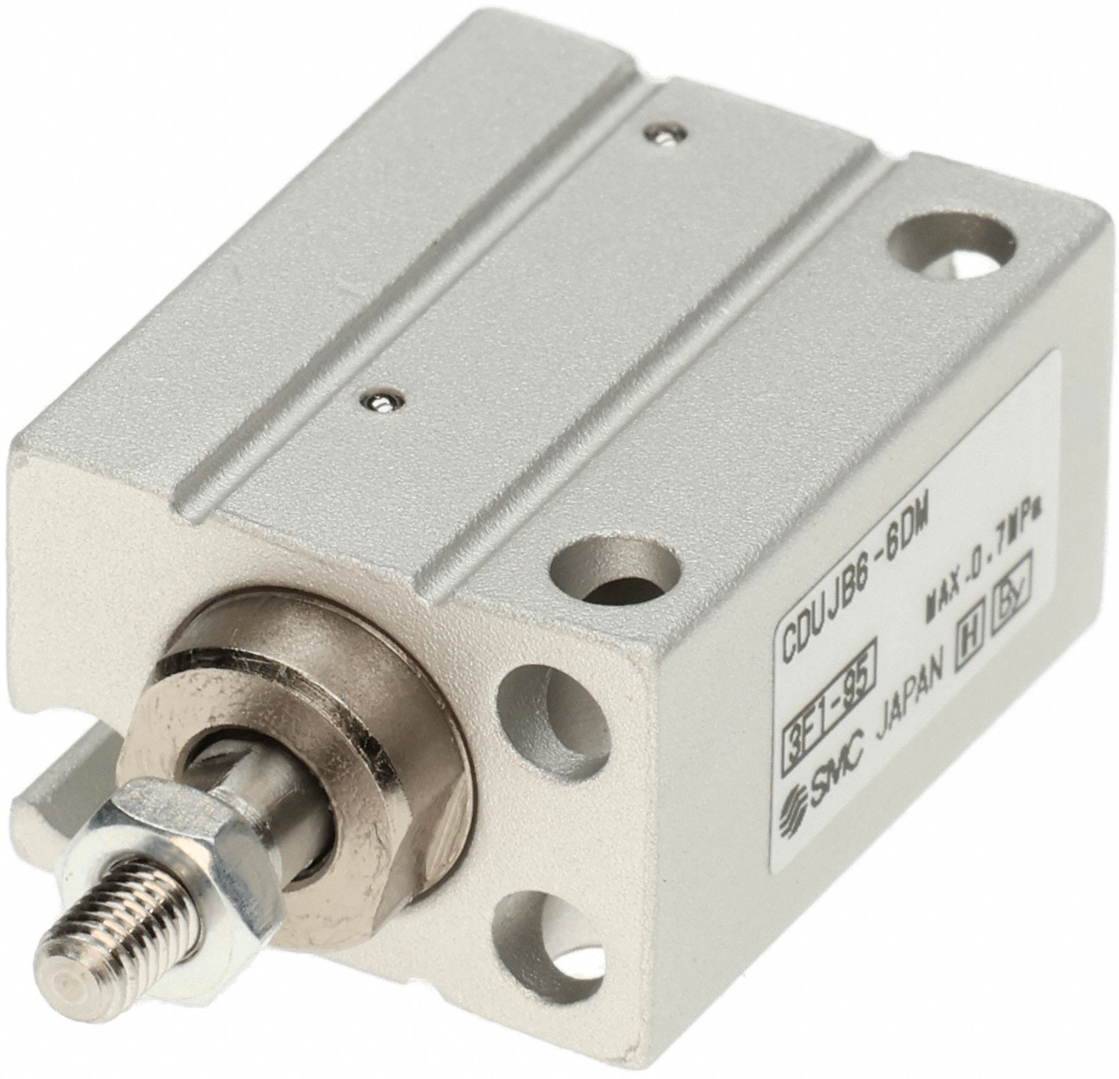 SMC, 6 mm Bore Dia, 10 mm Stroke Lg, Compact Cylinder - 826DX2|CDUJB6-10DM - Grainger