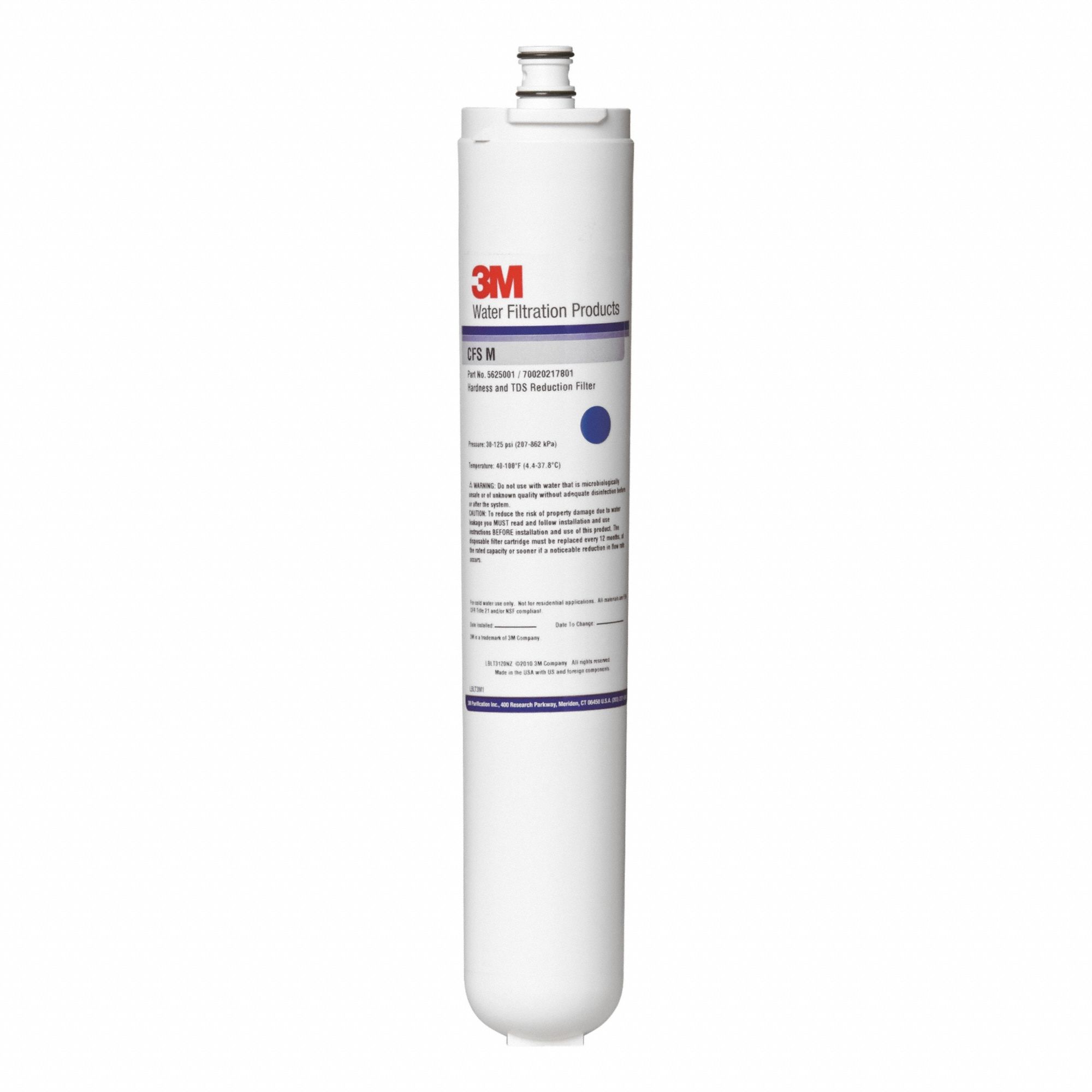 SOLVENTUM CORP DBA 3M HEALTHC, 1 micron, 1 gpm, Quick-Connect Water ...