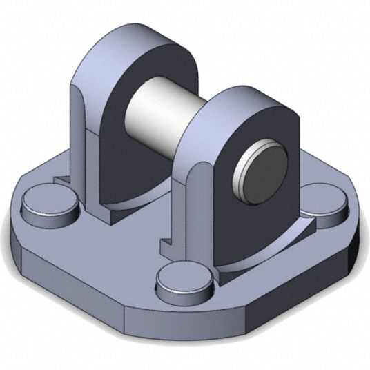 SMC, Clevis Mount Type, Fits 100 mm Bore Dia, Mounting Bracket - 826G92 ...