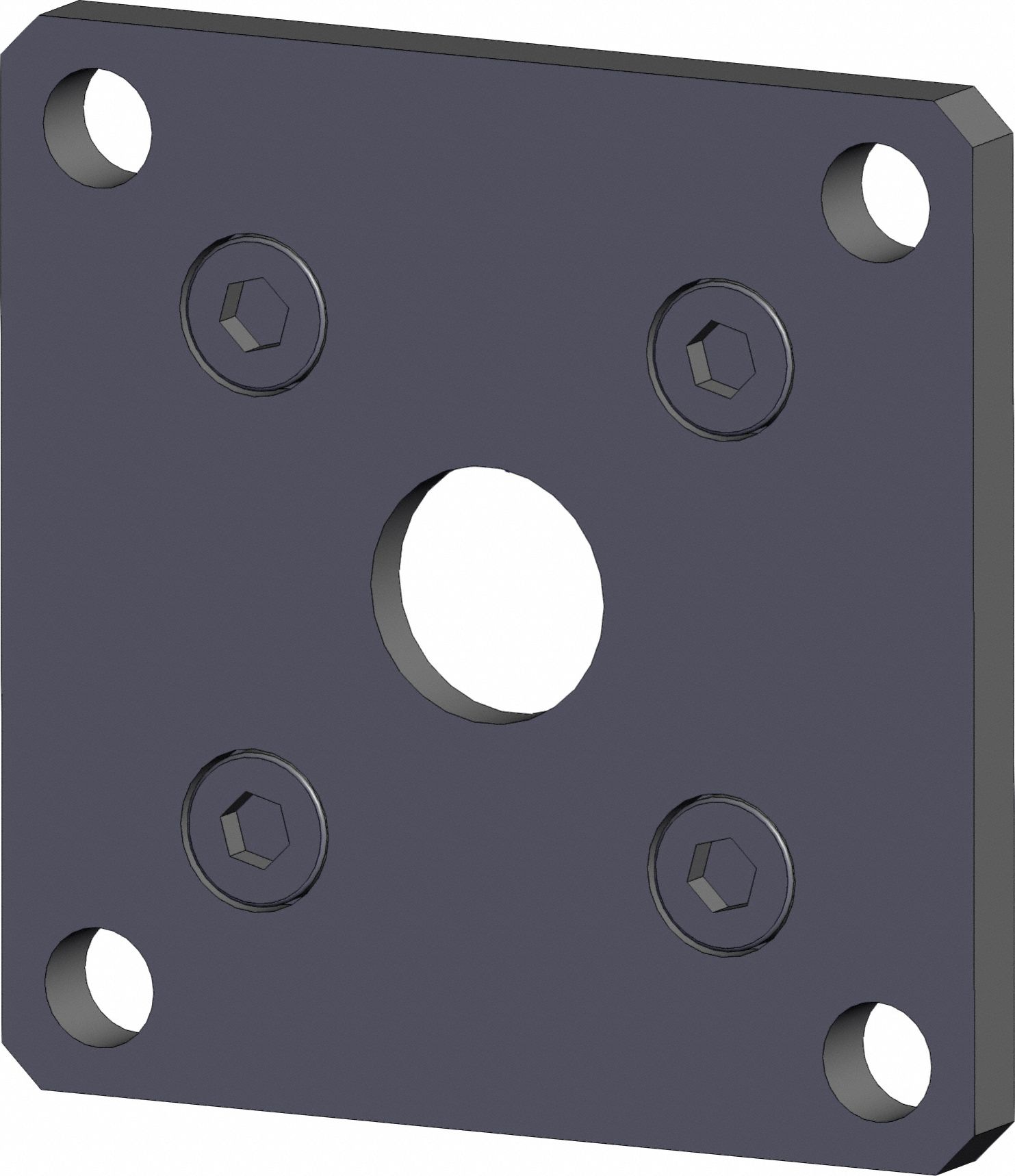 SMC, Flange/Foot Mount Type, Fits 100 mm Bore Dia, Mounting Bracket ...