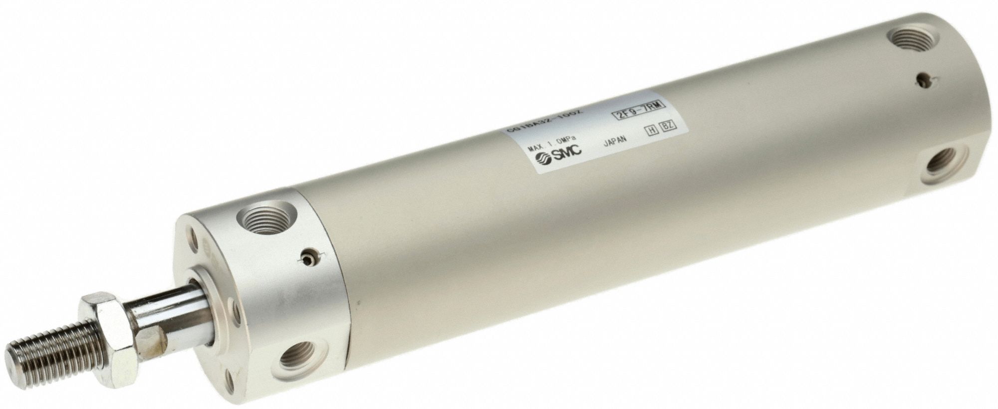 SMC, 63 mm Bore, 25 mm Stroke, Round Body Cylinder - 826DZ2|CG1BN63-25Z ...