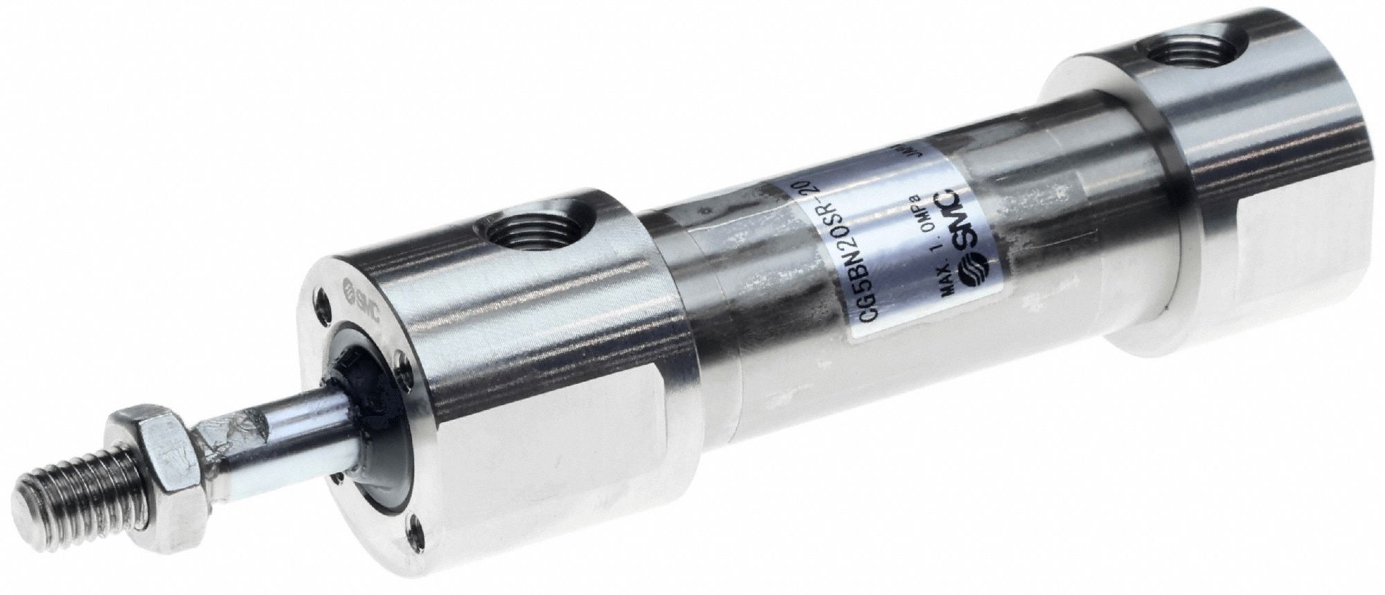 SMC, 20 mm Bore, 20 mm Stroke, Round Body Cylinder - 826DZ5|CG5BN20SR ...