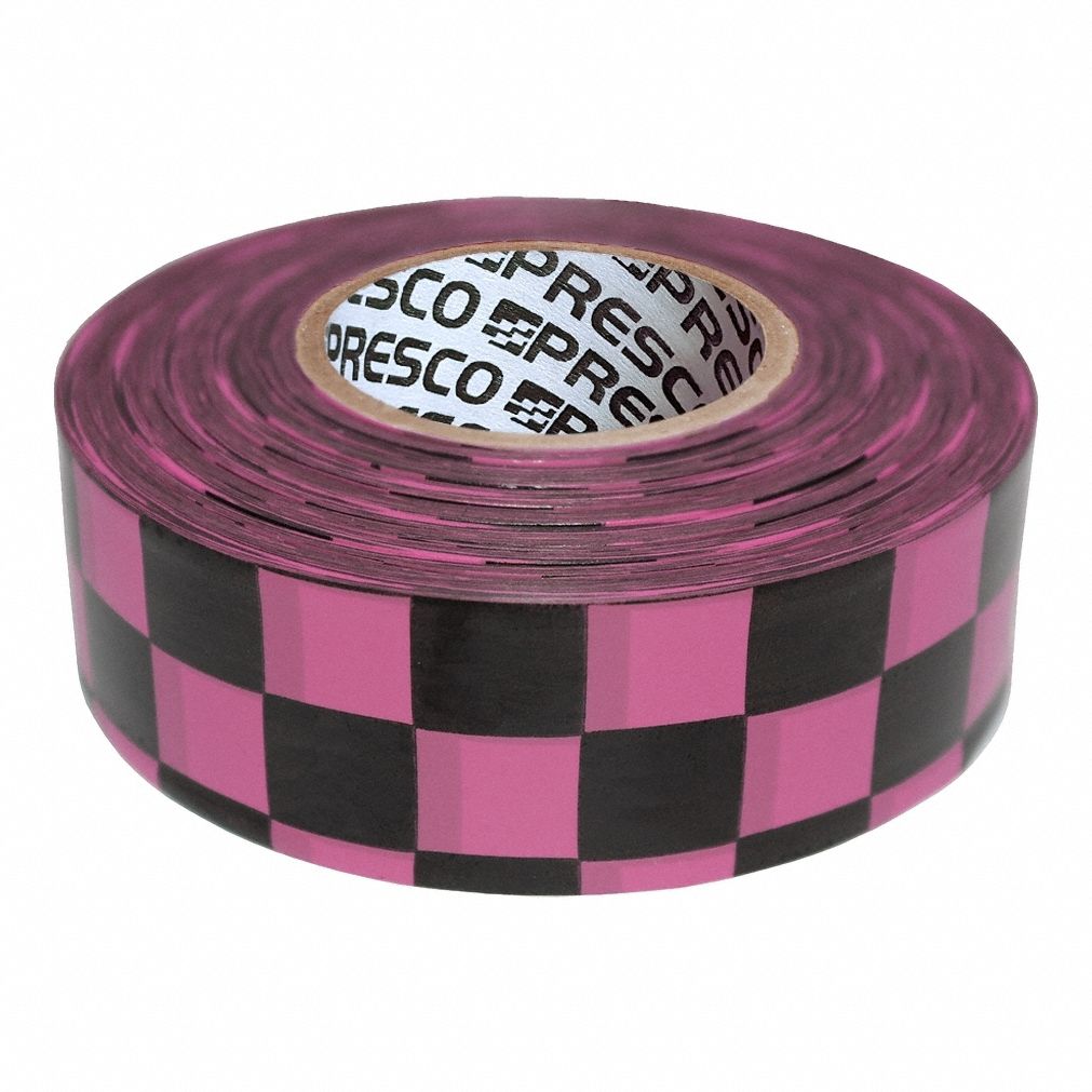 Black/Fluorescent Pink, No Legend, Flagging Tape - 6GJL5|CKPGBK-200 ...