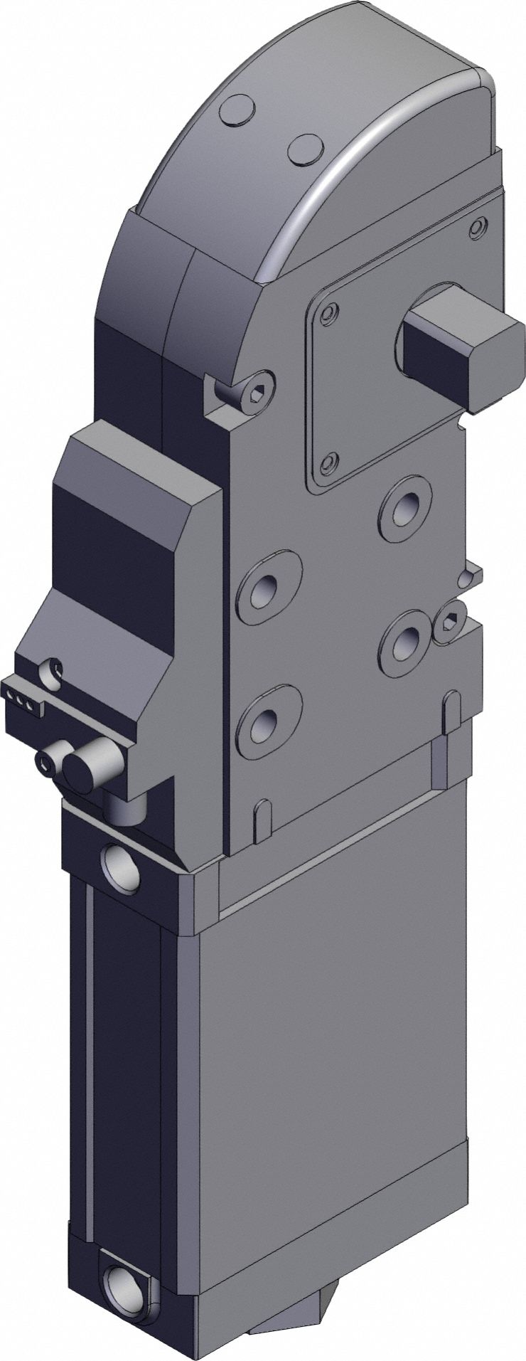 SMC, 63 mm Bore Dia, Steel, Power Clamp Cylinder - 826J25|CKZ2N63-90DT ...