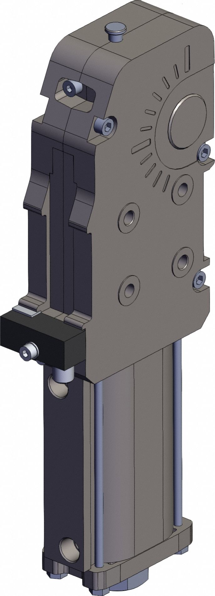 SMC, 50 mm Bore Dia, Aluminum, Power Clamp Cylinder - 826J38|CKZ5N50 ...