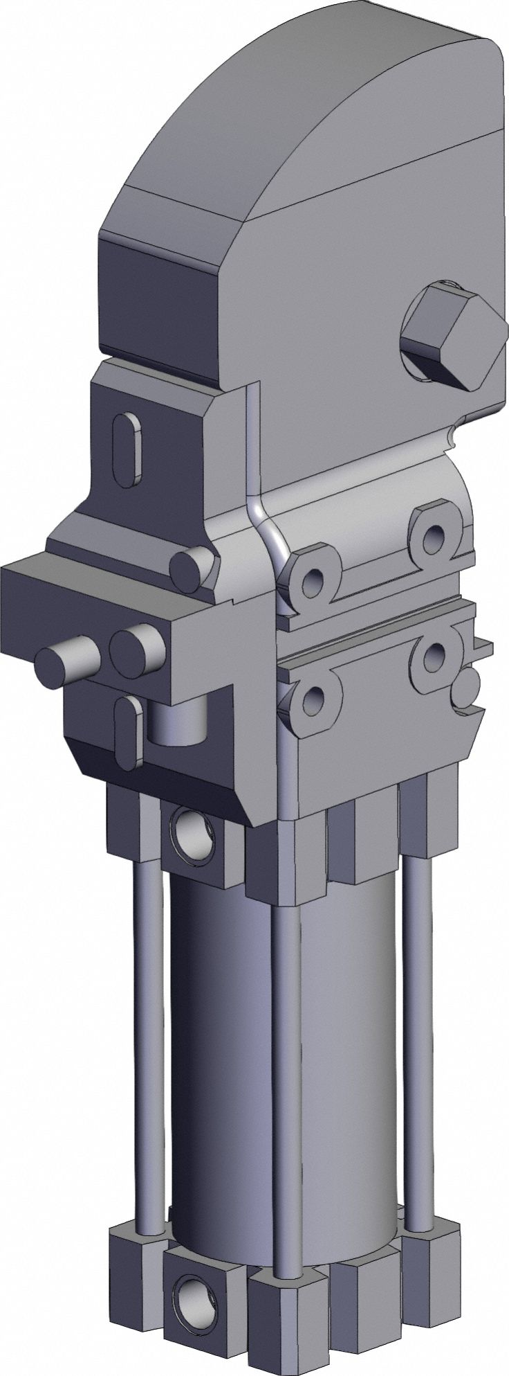 SMC, 40 mm Bore Dia, CKZT, Power Clamp Cylinder - 826J56|CKZT40TN-120T ...