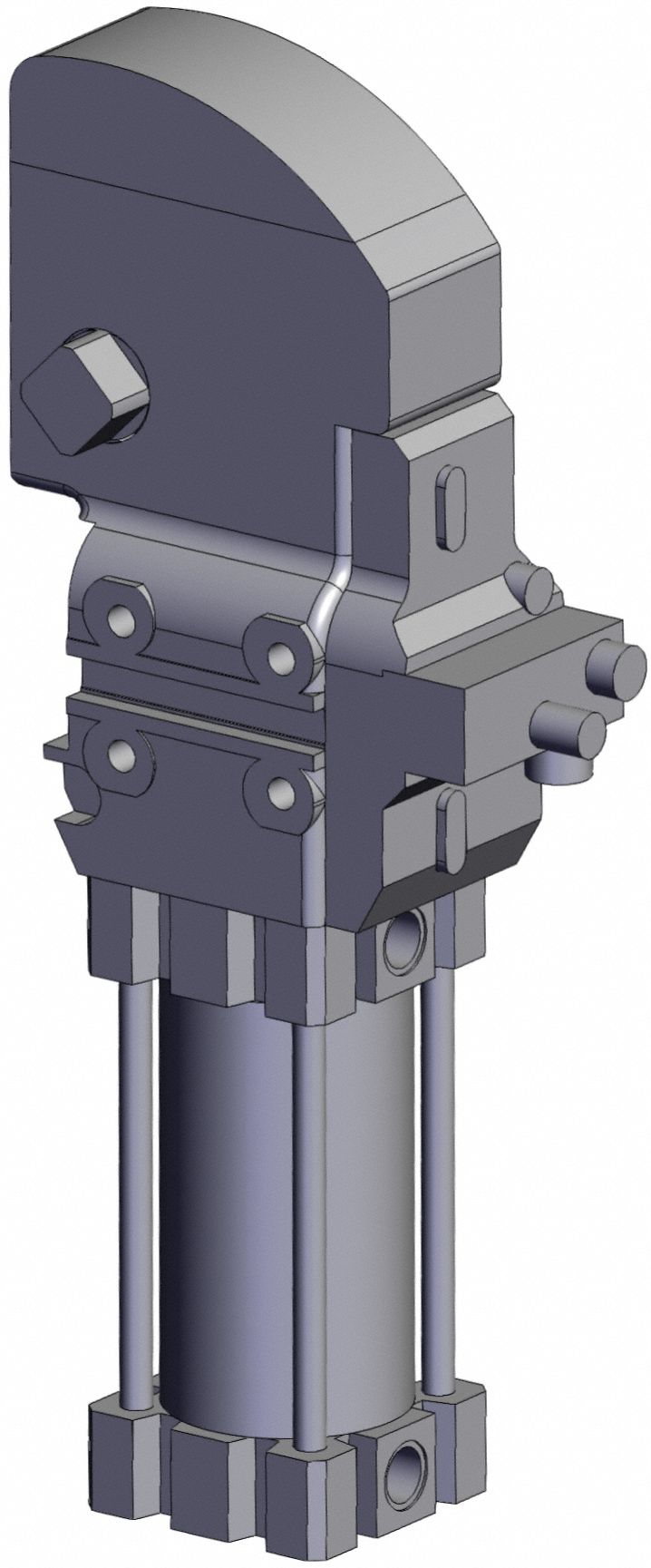 SMC, 40 mm Bore Dia, CKZT, Power Clamp Cylinder - 826J58|CKZT40TN-30T ...