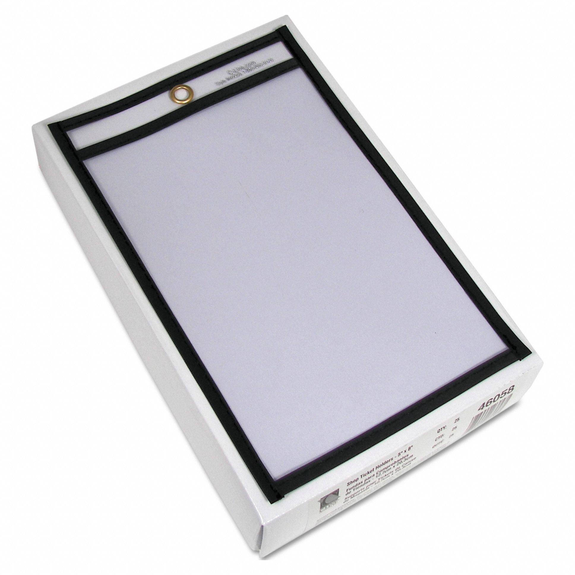 C-LINE, Vinyl, Hanging, Shop Ticket Holder - 51VE25|46058 - Grainger