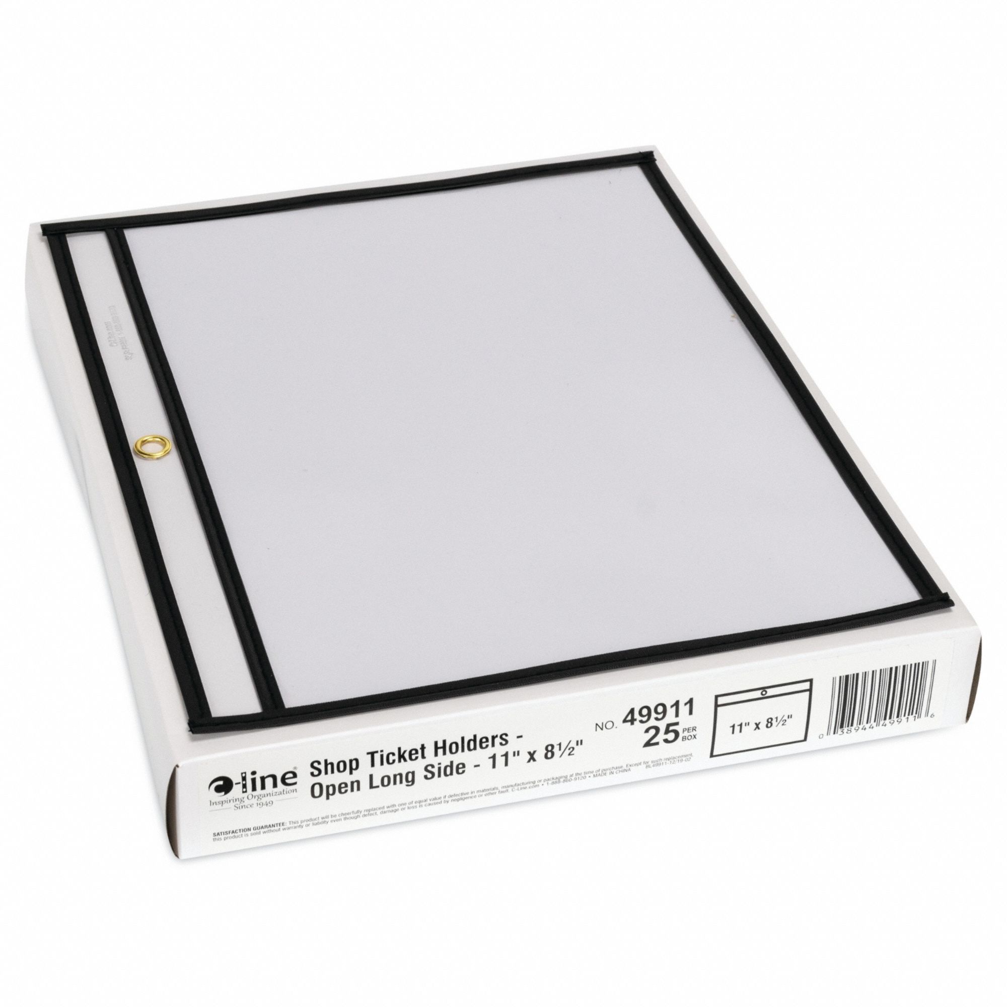 C-LINE, Vinyl, Hanging, Job Ticket Holder - 51VE44|49911 - Grainger