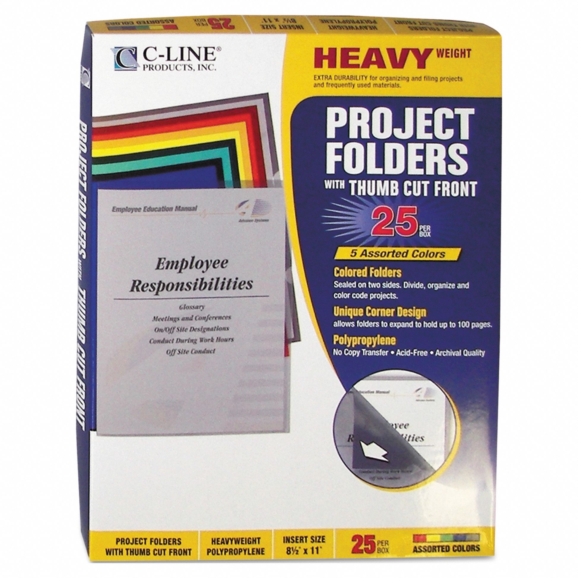 C-LINE, 0 Tabs, 8 1/2 in Overall Wd, Sheet Protector - 51VE71|62130 ...