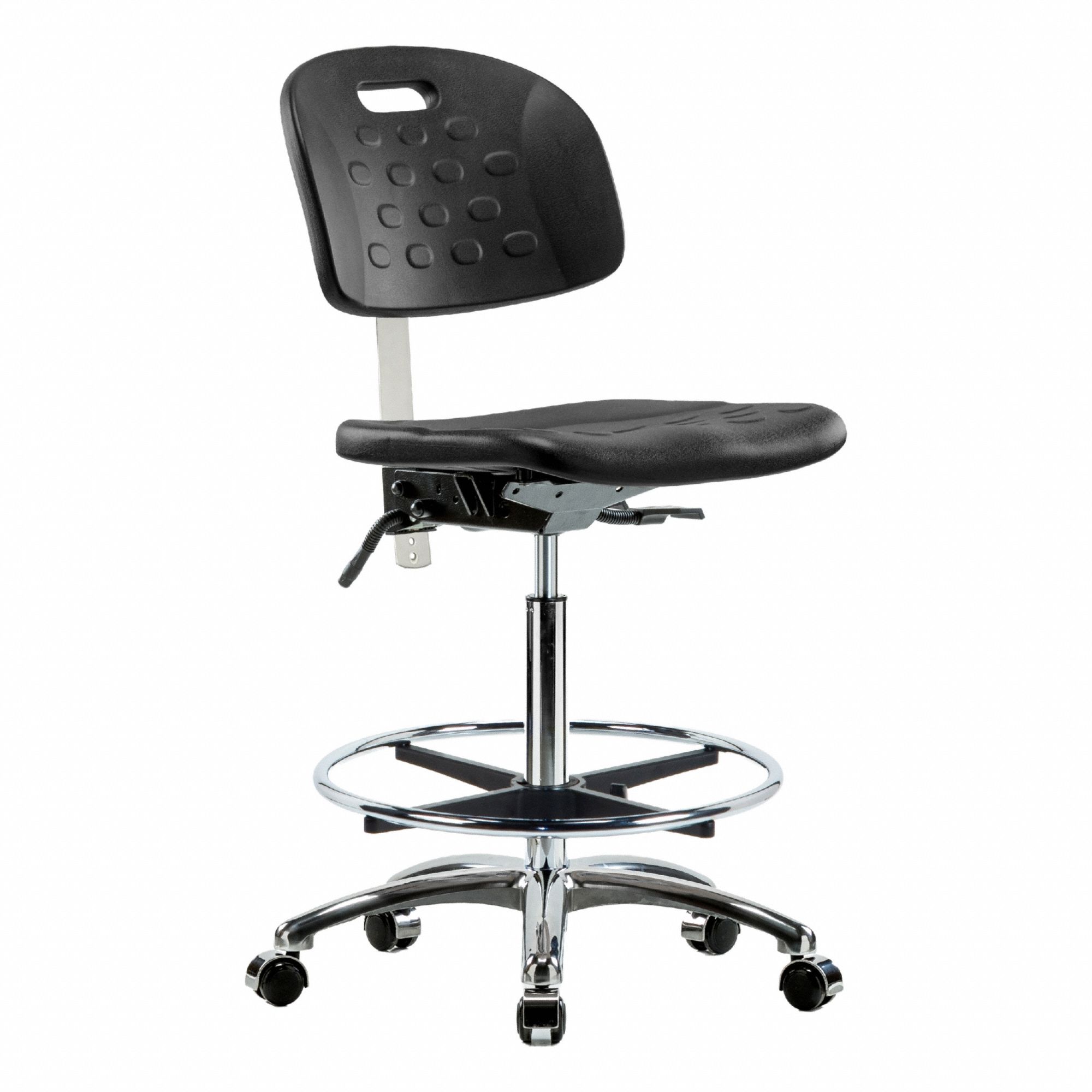 Polyurethane, Armless, Cleanroom Task Chair - 359J87|BR-CLR-HPHBCH-CR ...