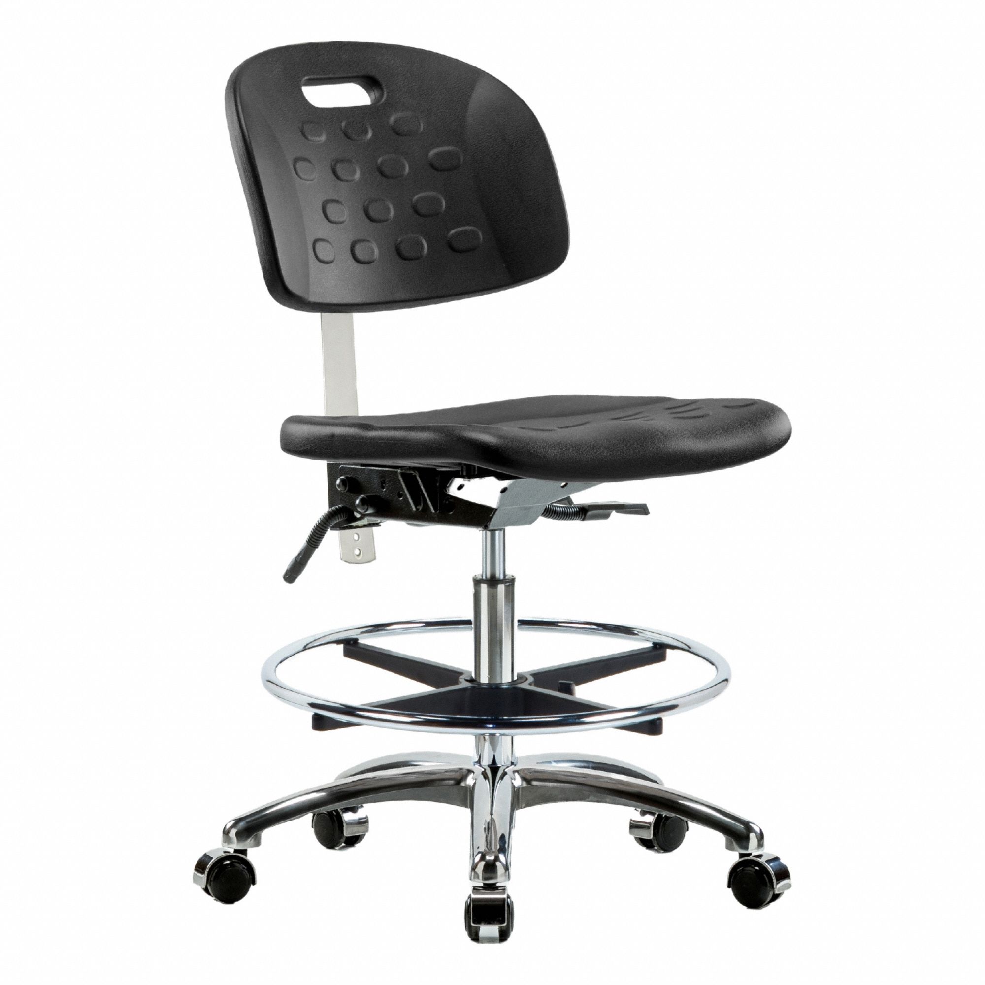 Polyurethane, Armless, Cleanroom Task Chair - 359J83|BR-CLR-HPMBCH-CR ...