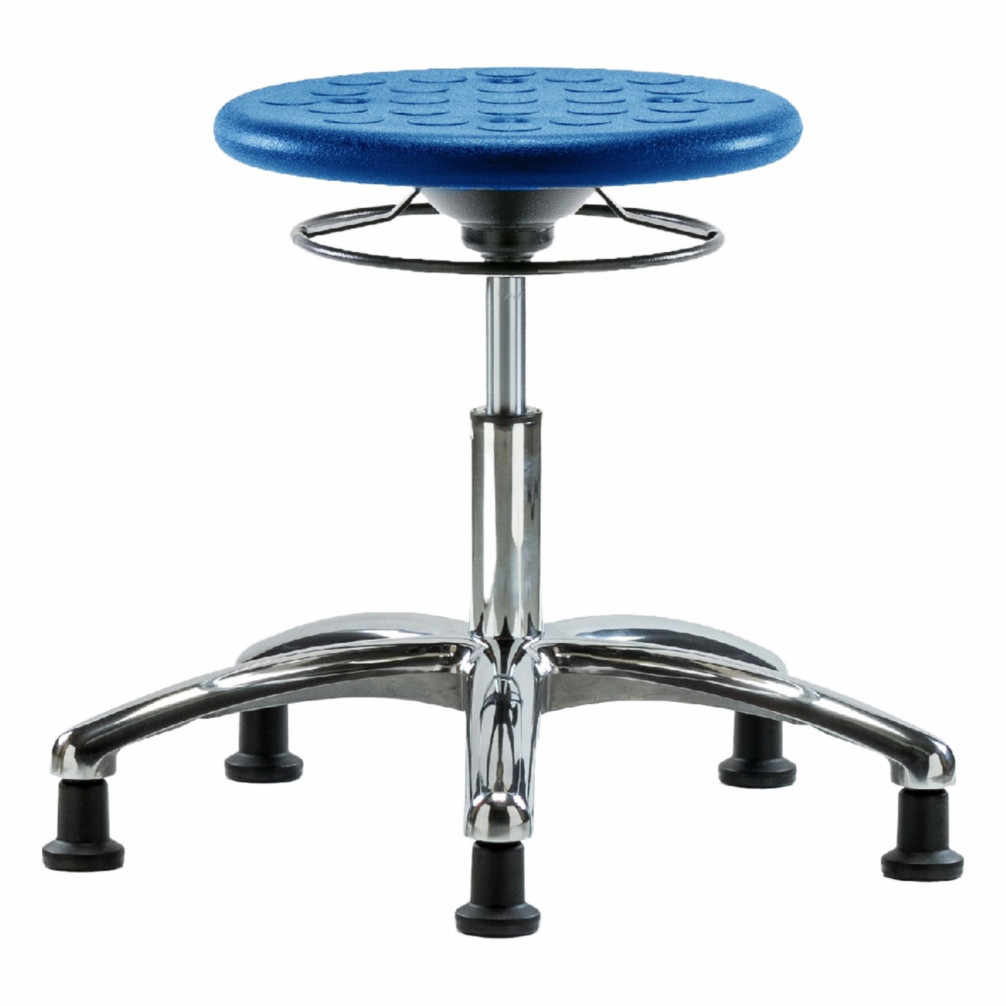Polyurethane, Ht Range 16 1/4 in to 21 1/2 in, Cleanroom Stool - 797R25 ...