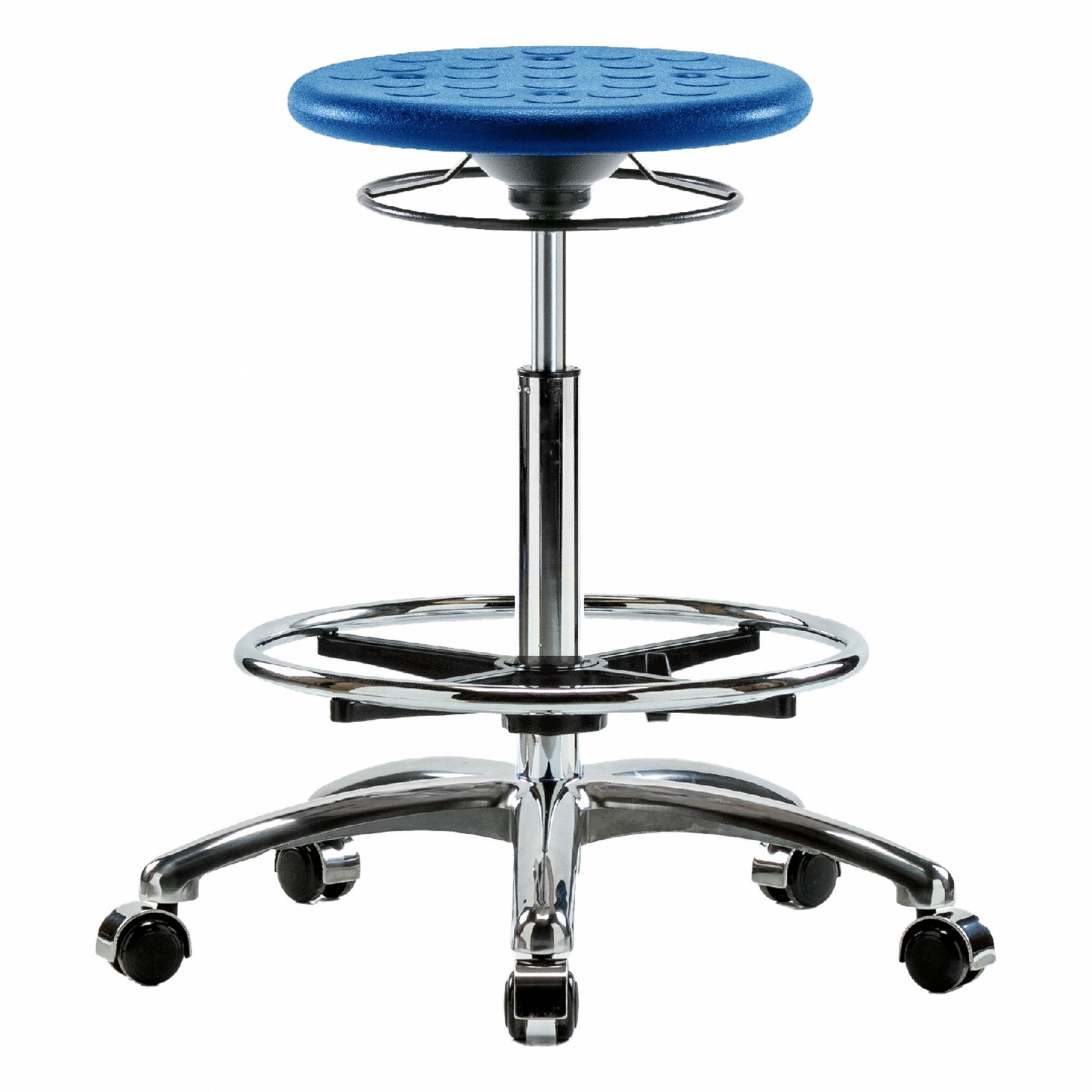 Polyurethane, Ht Range 23 1/2 in to 33 1/2 in, Cleanroom Stool - 797R27 ...