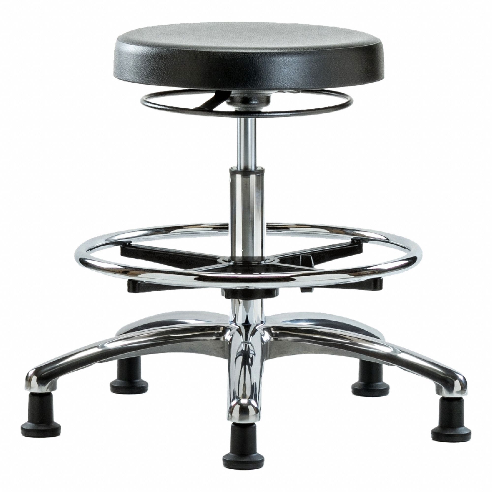 Polyurethane, Ht Range 19 in to 26 3/4 in, Stool - 358G38|BR-CLR-PMBSO ...