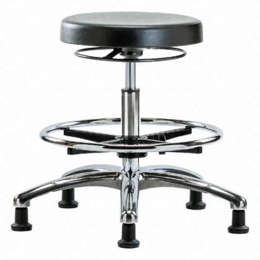 Polyurethane, Ht Range 19 in to 26 3/4 in, Stool - 358G38|BR-CLR-PMBSO ...