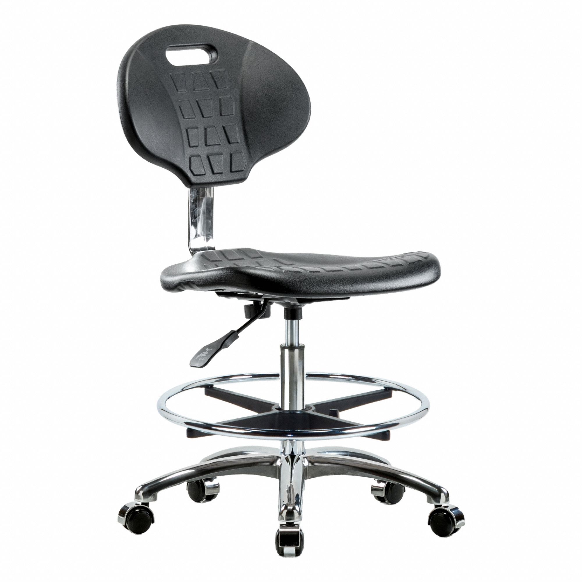 Polyurethane, Armless, Cleanroom Task Chair - 359K04|BR-CLR-TPMBCH-CR ...