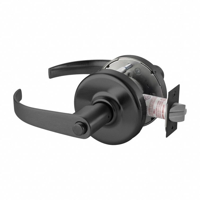 CORBIN, Privacy Lever Locksets, Black, Door Lockset - 807M82|CLX3320 ...