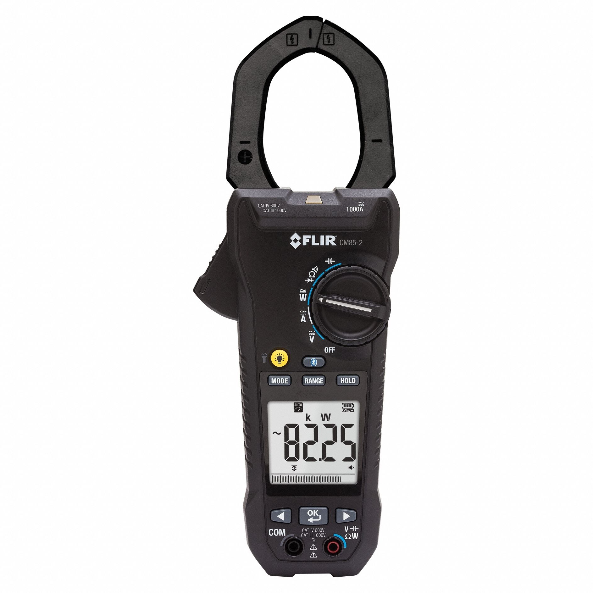 FLIR, Clamp-Jaw Jaw, CAT III 1000V/CAT IV 600V, Power Clamp Meter ...