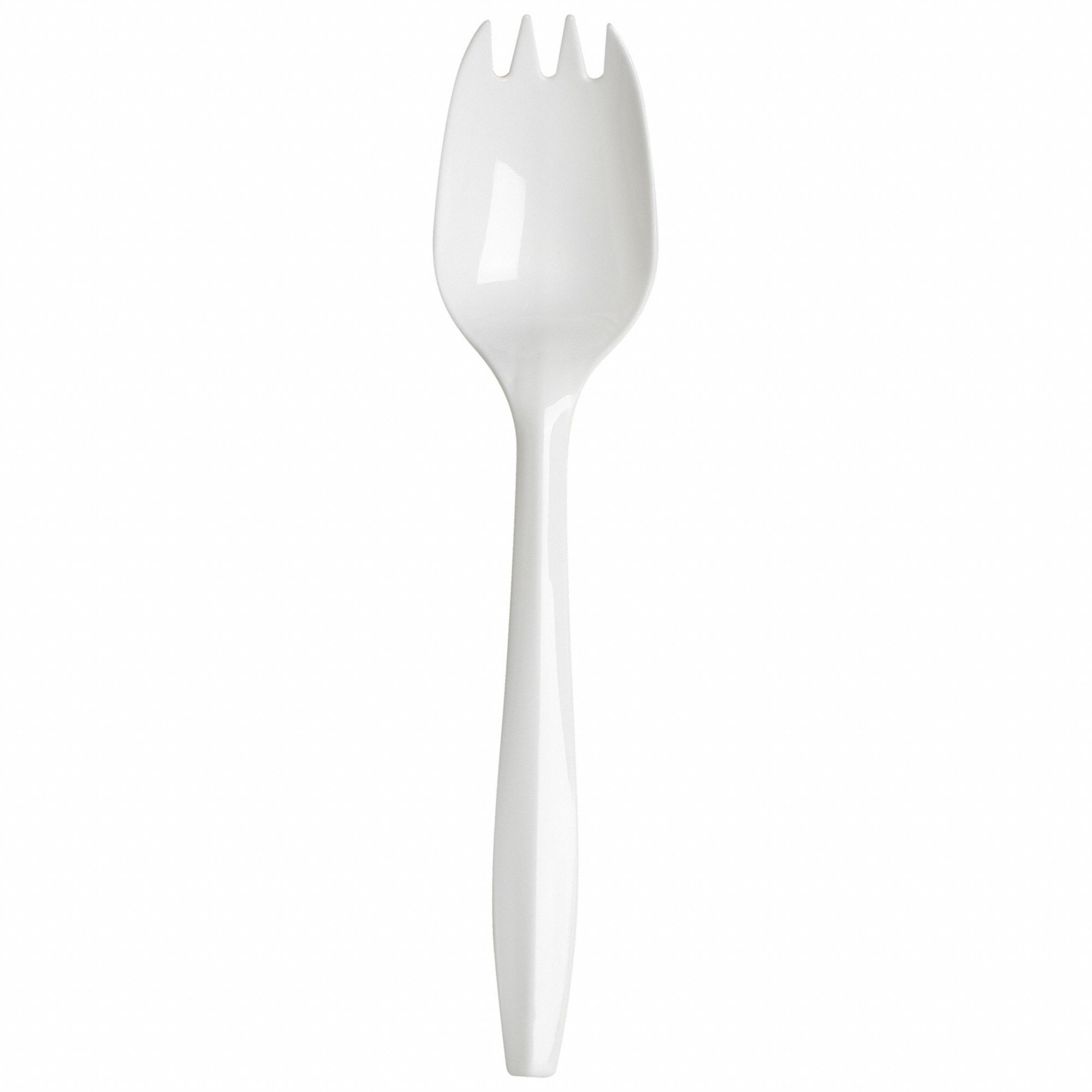 DIXIE, White, Medium-Wt, Disposable Spork - 800CJ5|CMP21C - Grainger