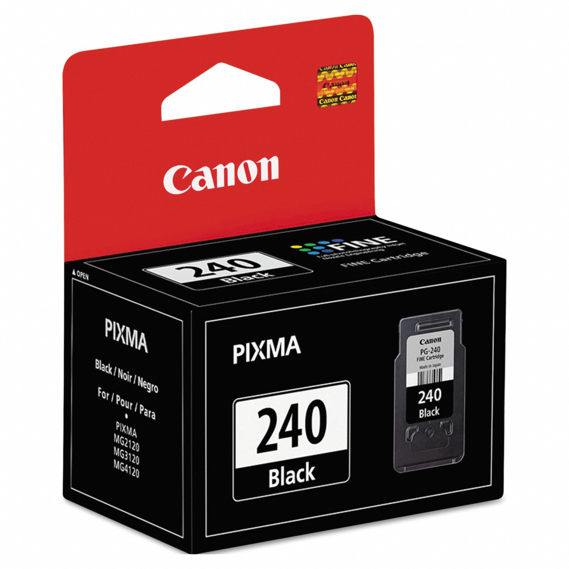CANON, Black, PG-240, Ink Cartridge - 51UX91|5207B001 - Grainger