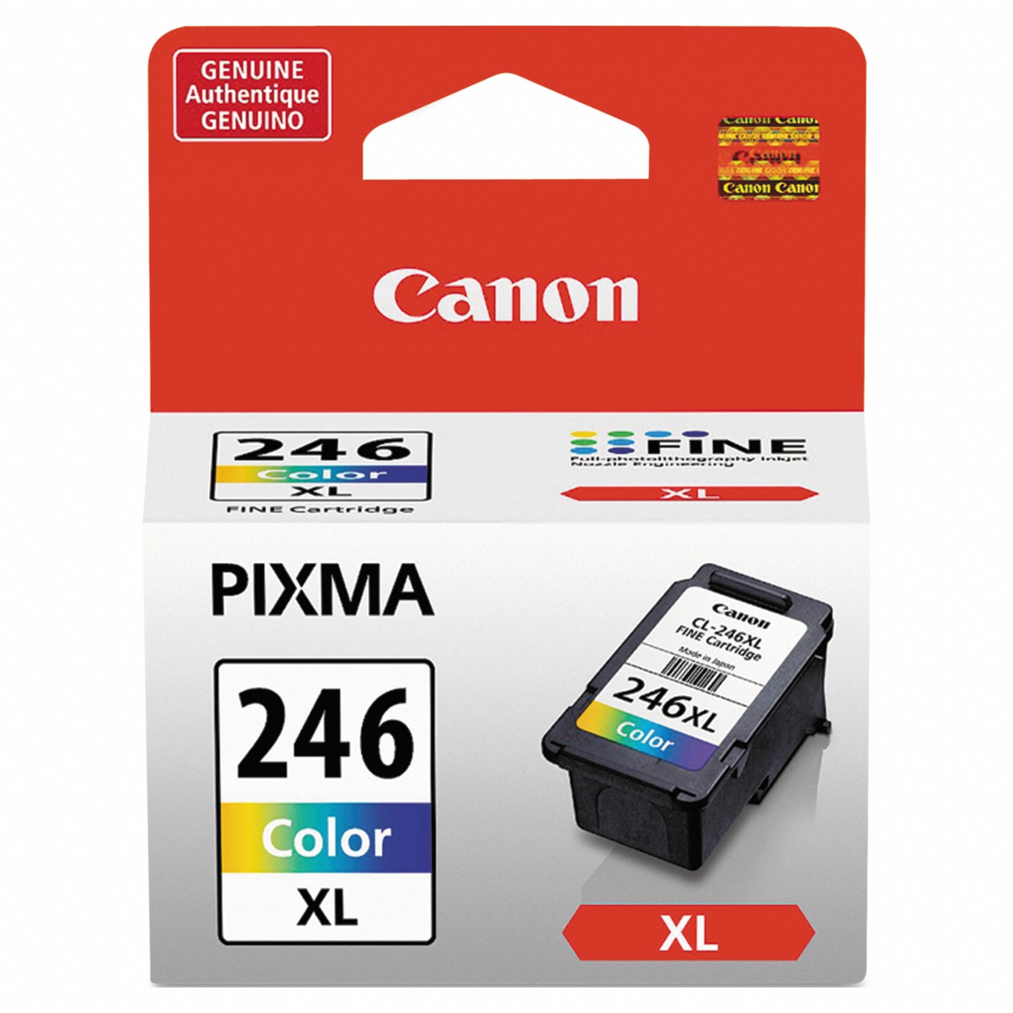 CANON, Tri-Color, 246XL, High Yield Ink Cartridge - 51UY31|8280B001 ...