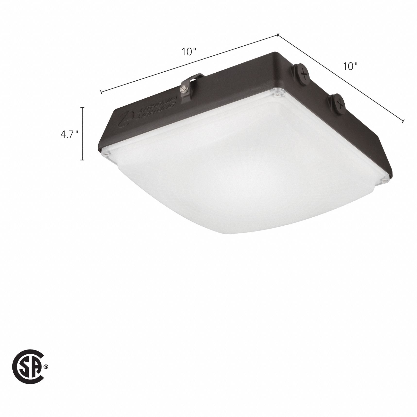 LED, 4,500 lm, Low-Profile Canopy Light - 494P57|CNY LED P1 40K MVOLT ...