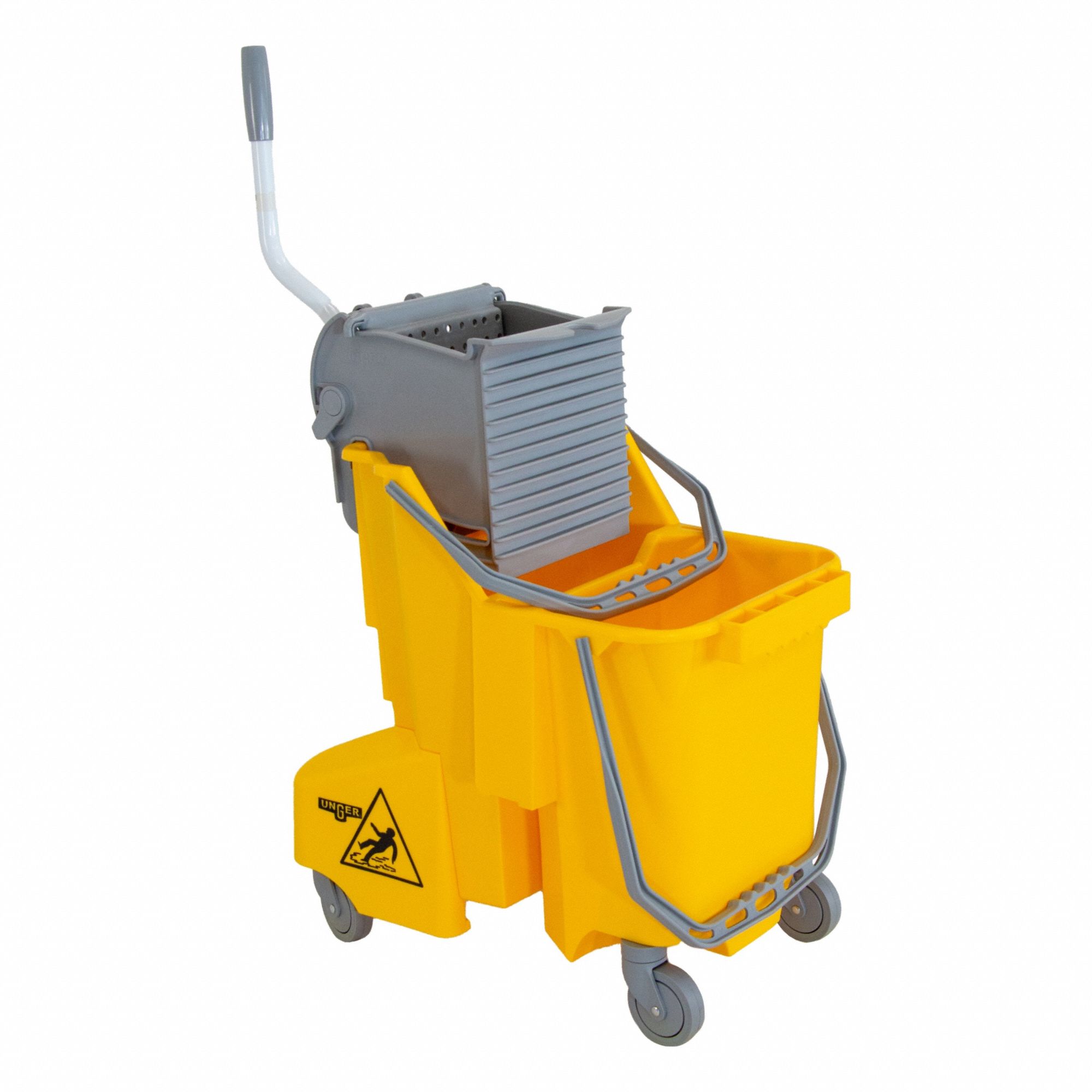 UNGER, Side Press, 8 gal Capacity, Mop Bucket and Wringer - 900G98 ...
