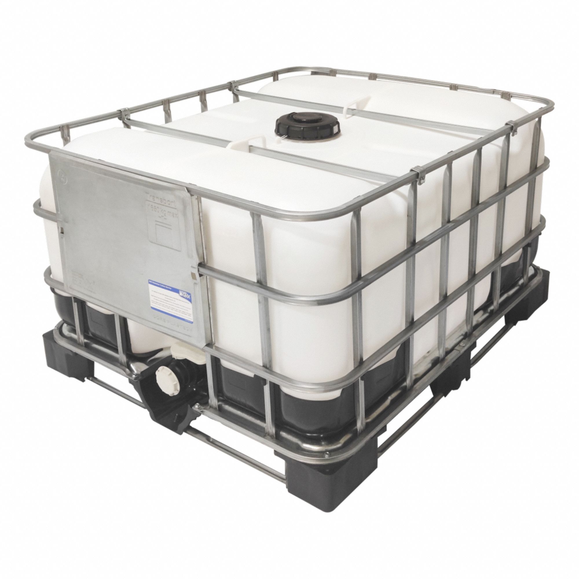 BASCO, 40 in x 27 in x 48 in, CP135, Tote with Composite Pallet ...