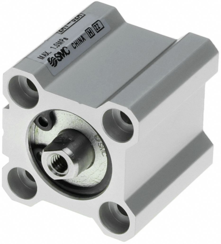 SMC, 16 mm Bore Dia, 10 mm Stroke Lg, Compact Cylinder - 826EH4|CQ2B16-10D - Grainger