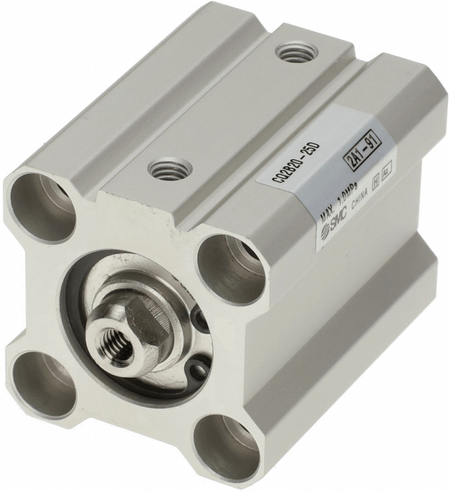SMC, 20 mm Bore Dia, 15 mm Stroke Lg, Compact Cylinder - 826EH9|CQ2B20-15D - Grainger