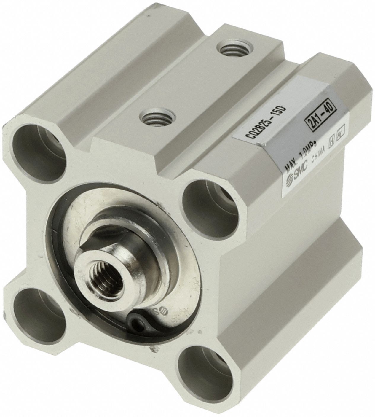 SMC, 25 mm Bore Dia, 10 mm Stroke Lg, Compact Cylinder - 826EJ3|CQ2B25-10D - Grainger